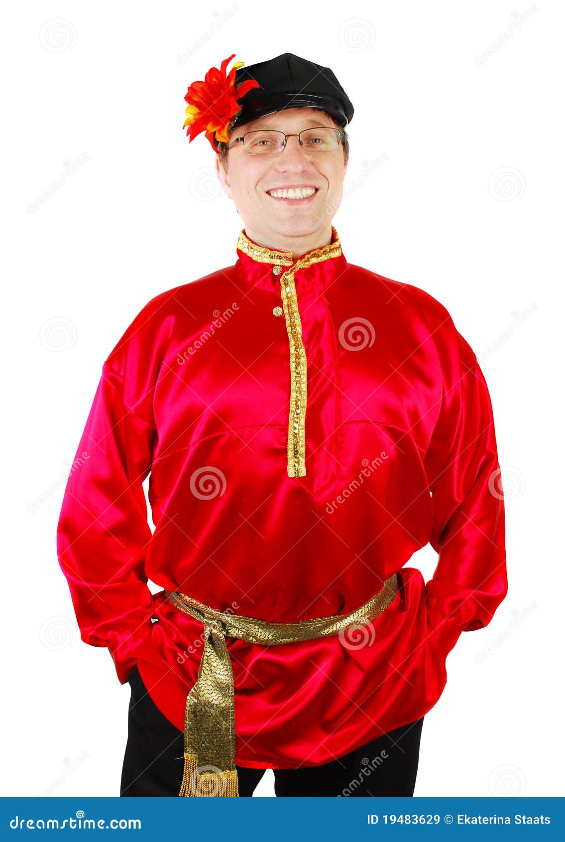Smile russian dancer. stock image. Image of portrait - 19483629