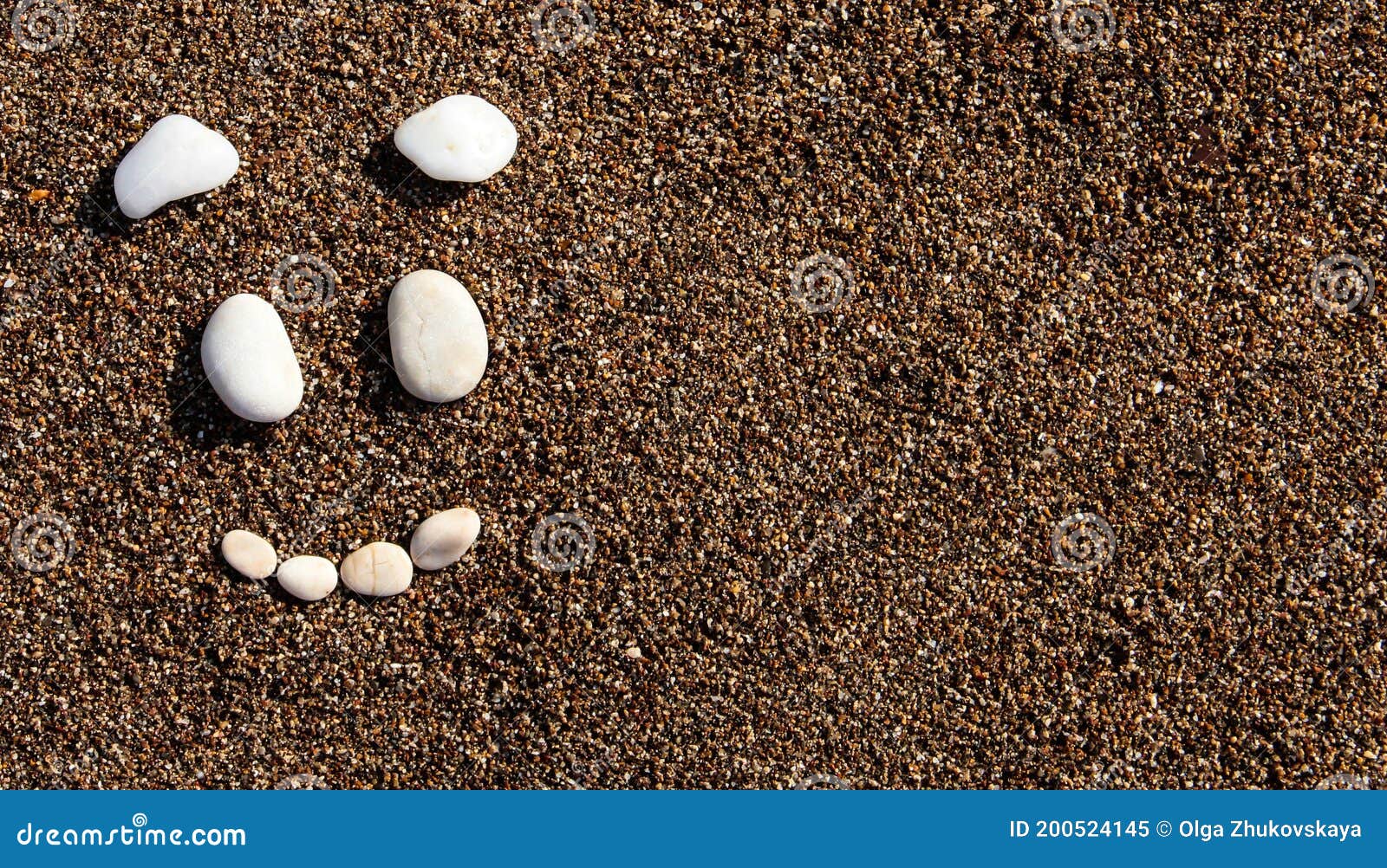 Smile on the Sand. Funny Face Stock Image - Image of face, stone: 200524145