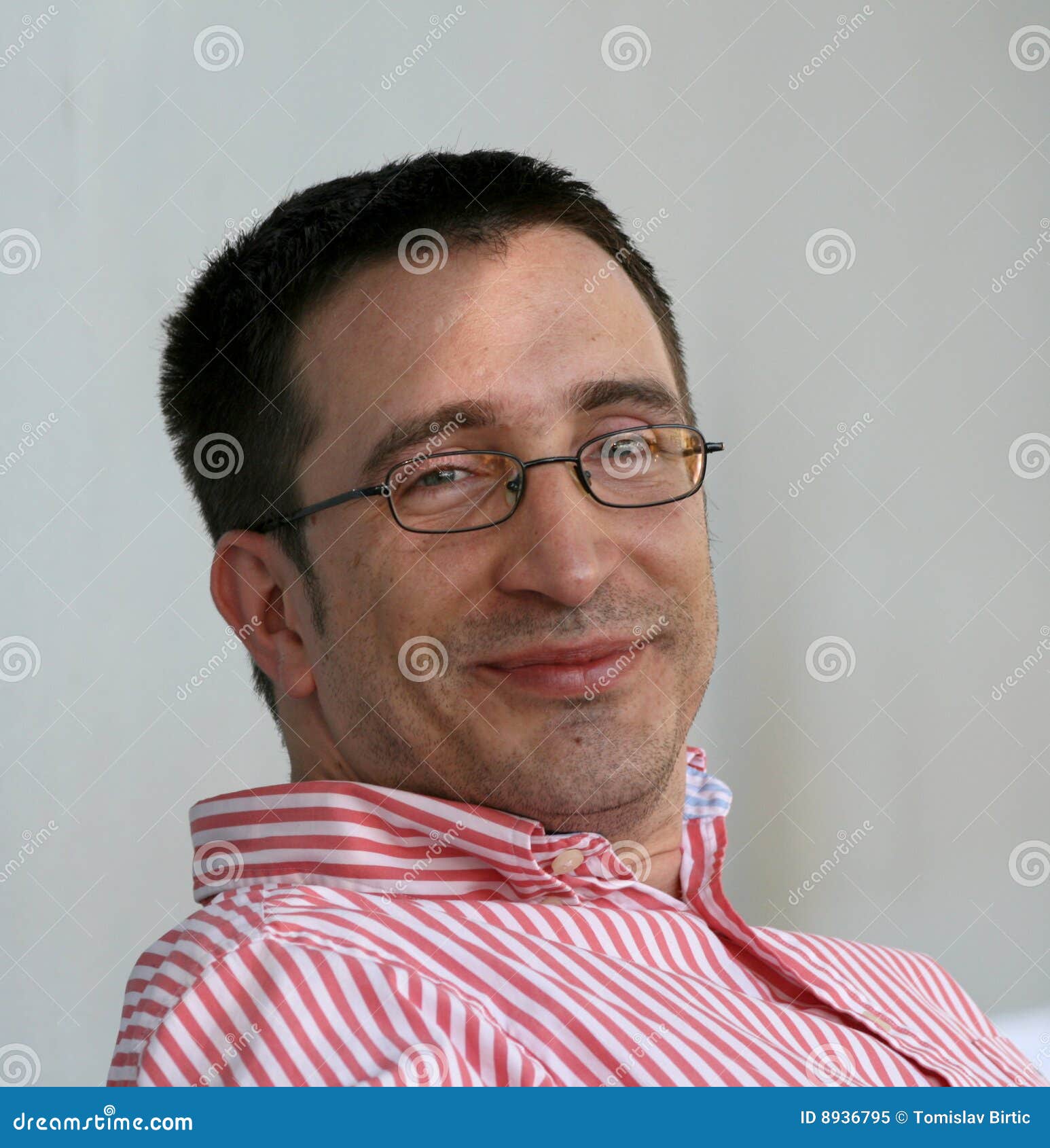 Smile of Satisfaction editorial image. Image of smile - 8936795