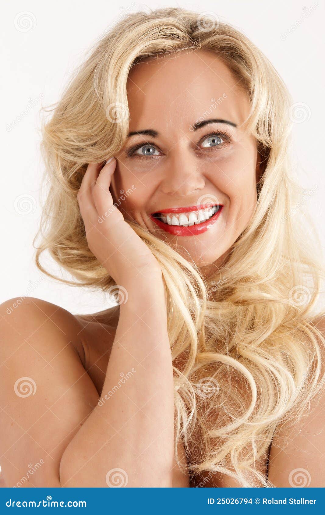 The smile of seduction stock photo. Image of expression - 25026794