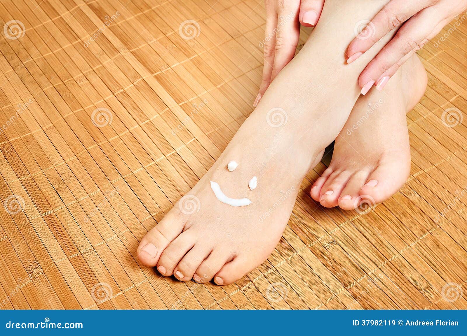 Smile shape on feet stock image. Image of pure, health - 37982119