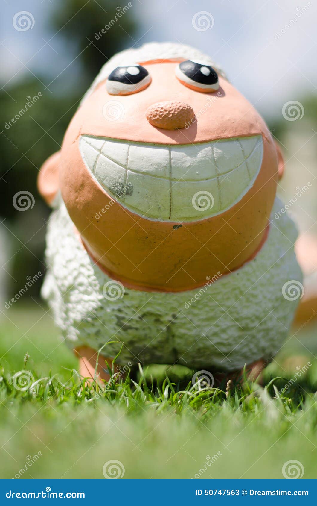 The Smile sheep baked clay stock image. Image of decorate - 50747563