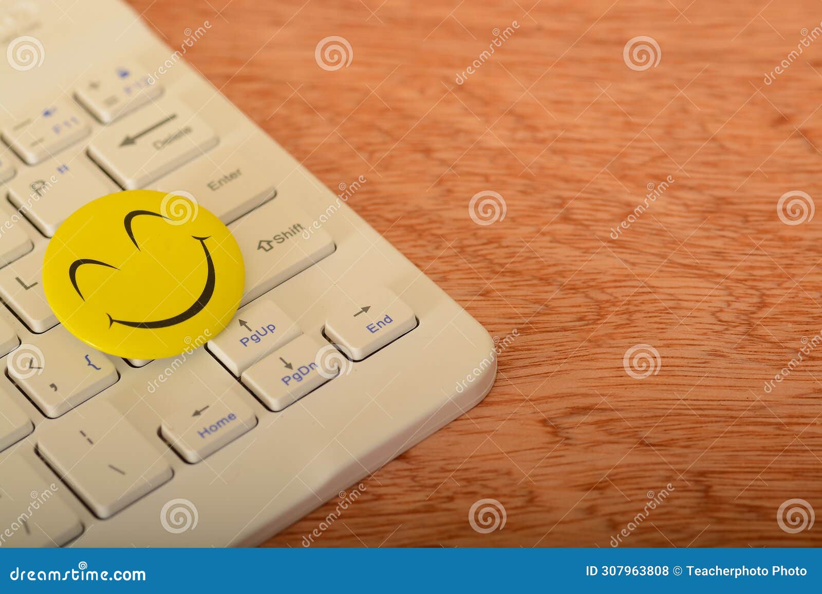 A Smile Sign into a Computer Keyword Could Symbolize a Focus on ...