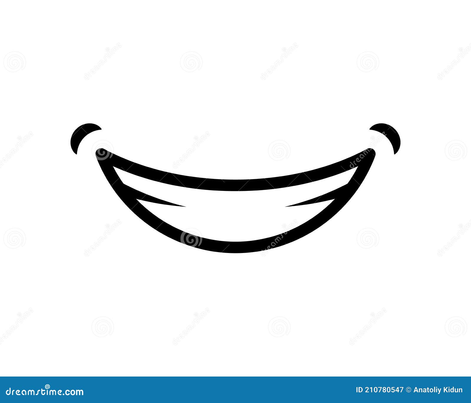Smile Simple Icon Vector Template Design . Smile Icon Isolated on White ...