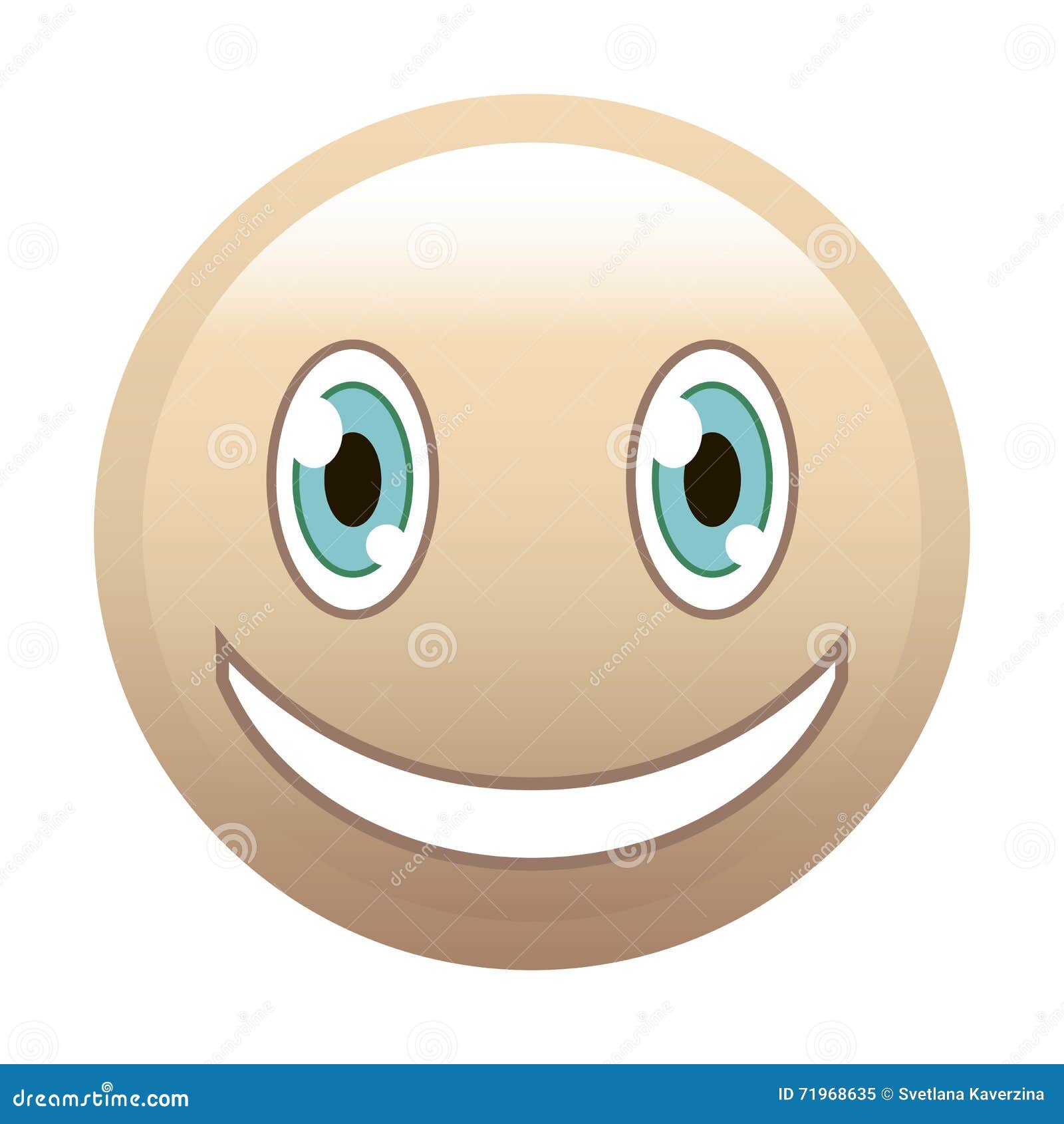 Smile skin color stock vector. Illustration of skin, head - 71968635