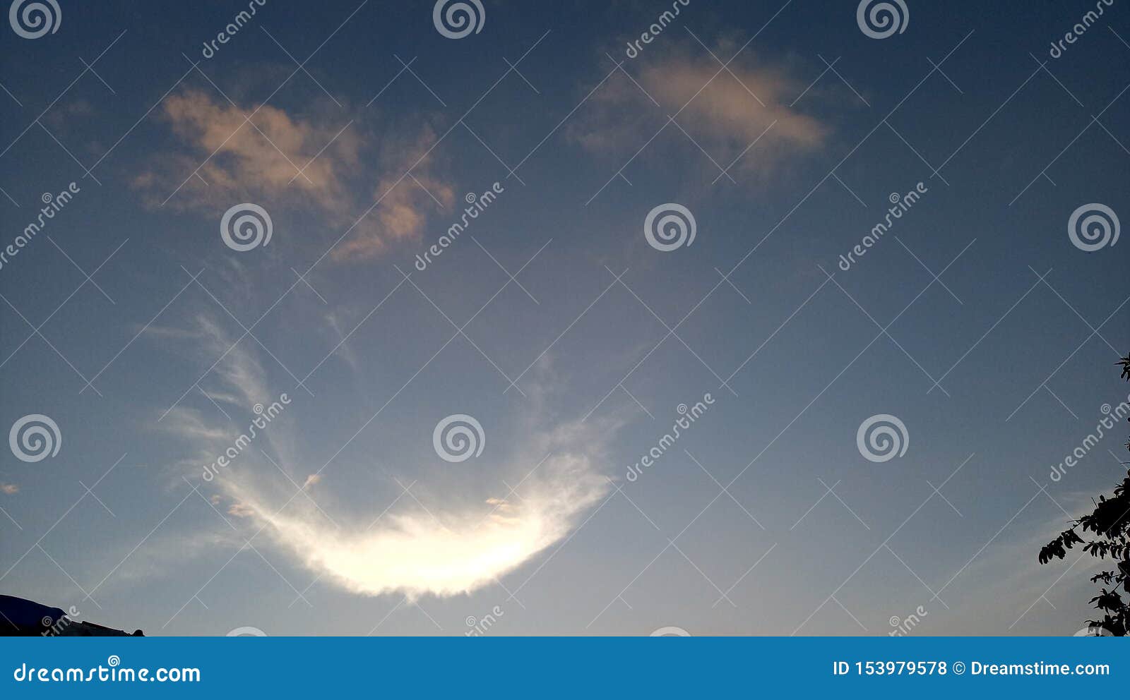 Smile in sky beautiful stock photo. Image of wather - 153979578