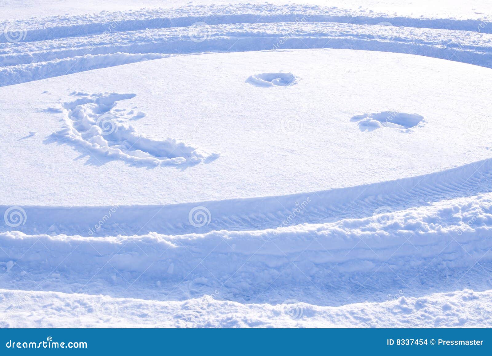 Smile on snow stock photo. Image of expression, frost - 8337454