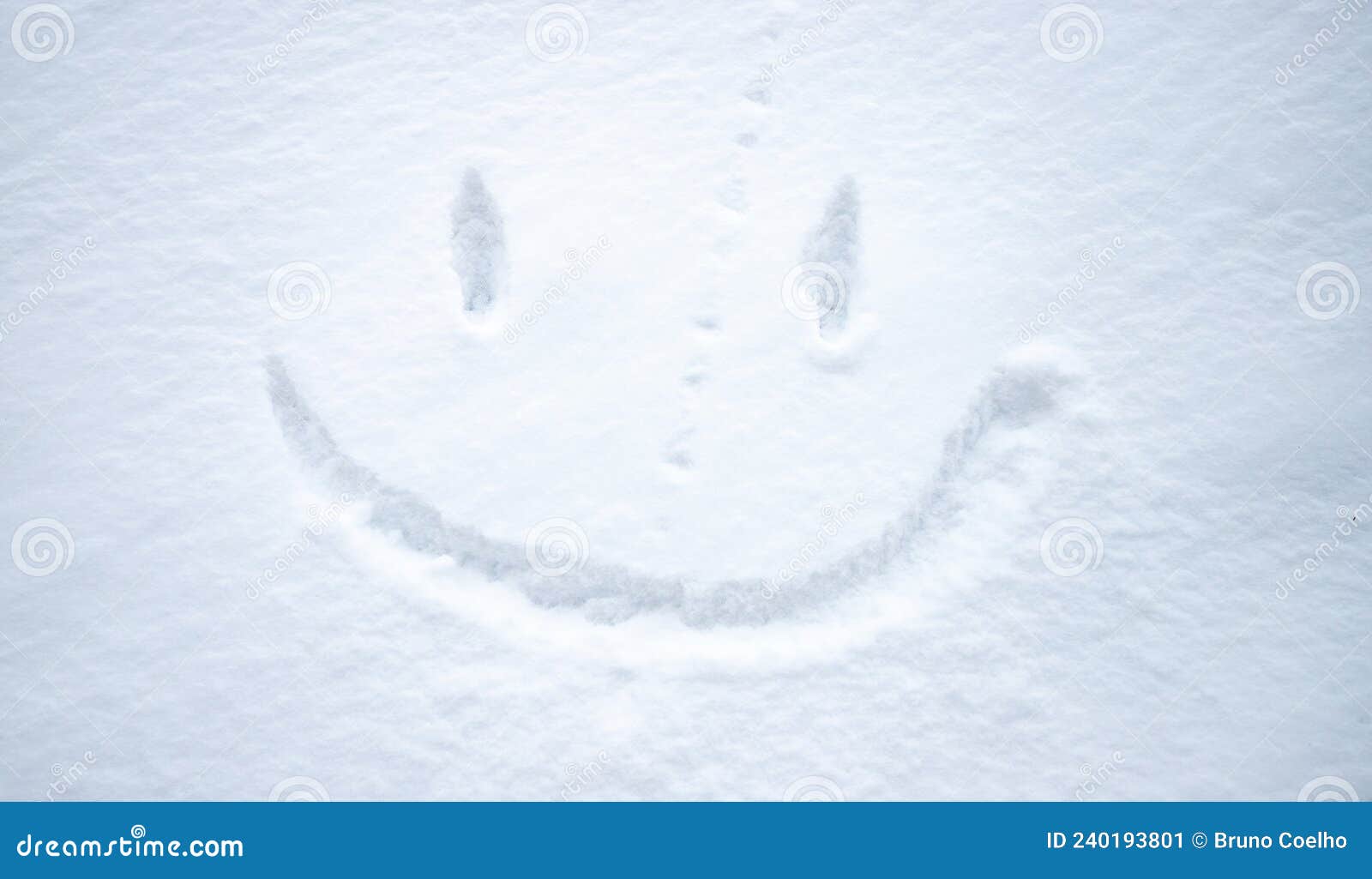 Smile in the Snow stock image. Image of kraków, emoji - 240193801