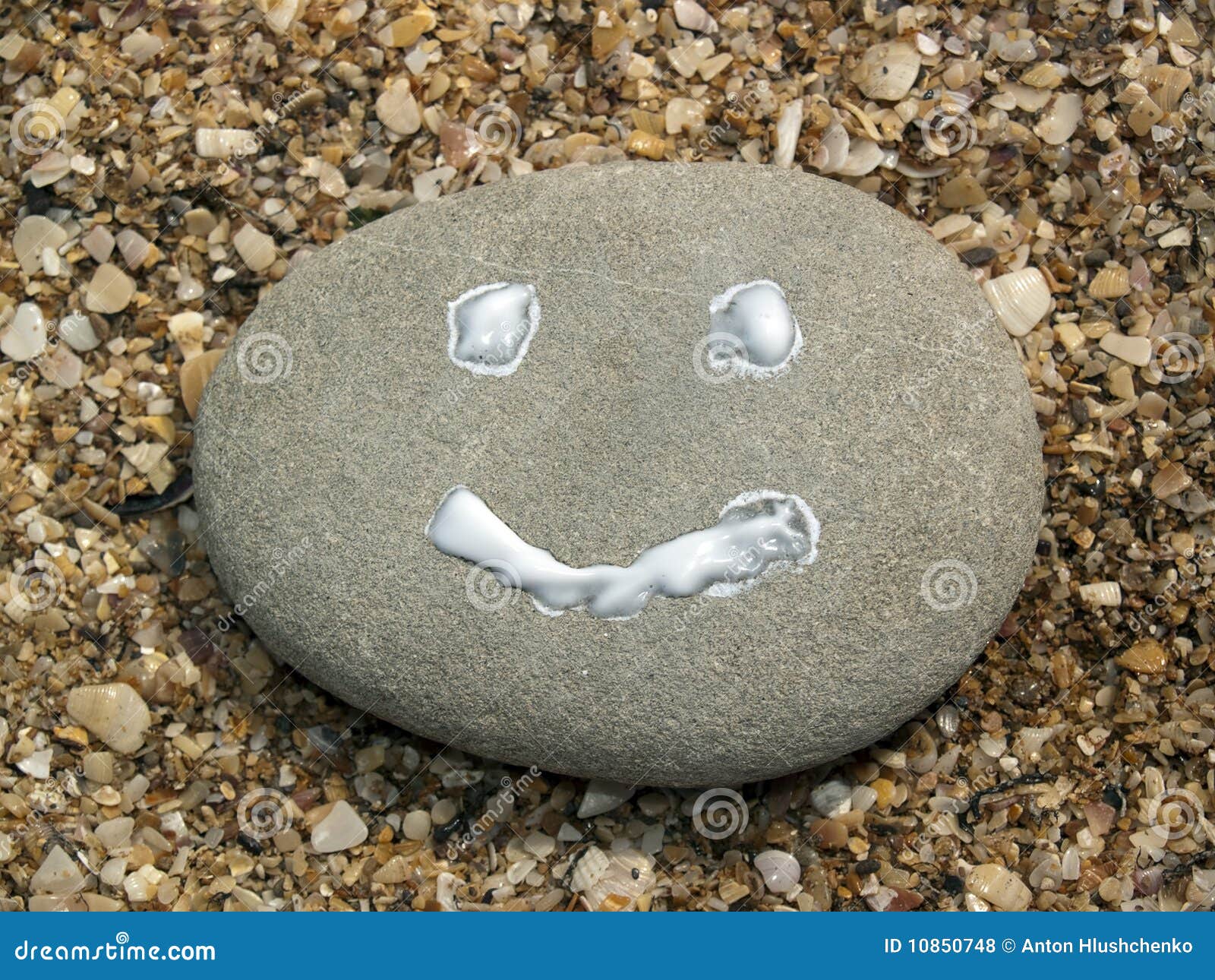 Smile of stone stock photo. Image of round, symbol, stone - 10850748
