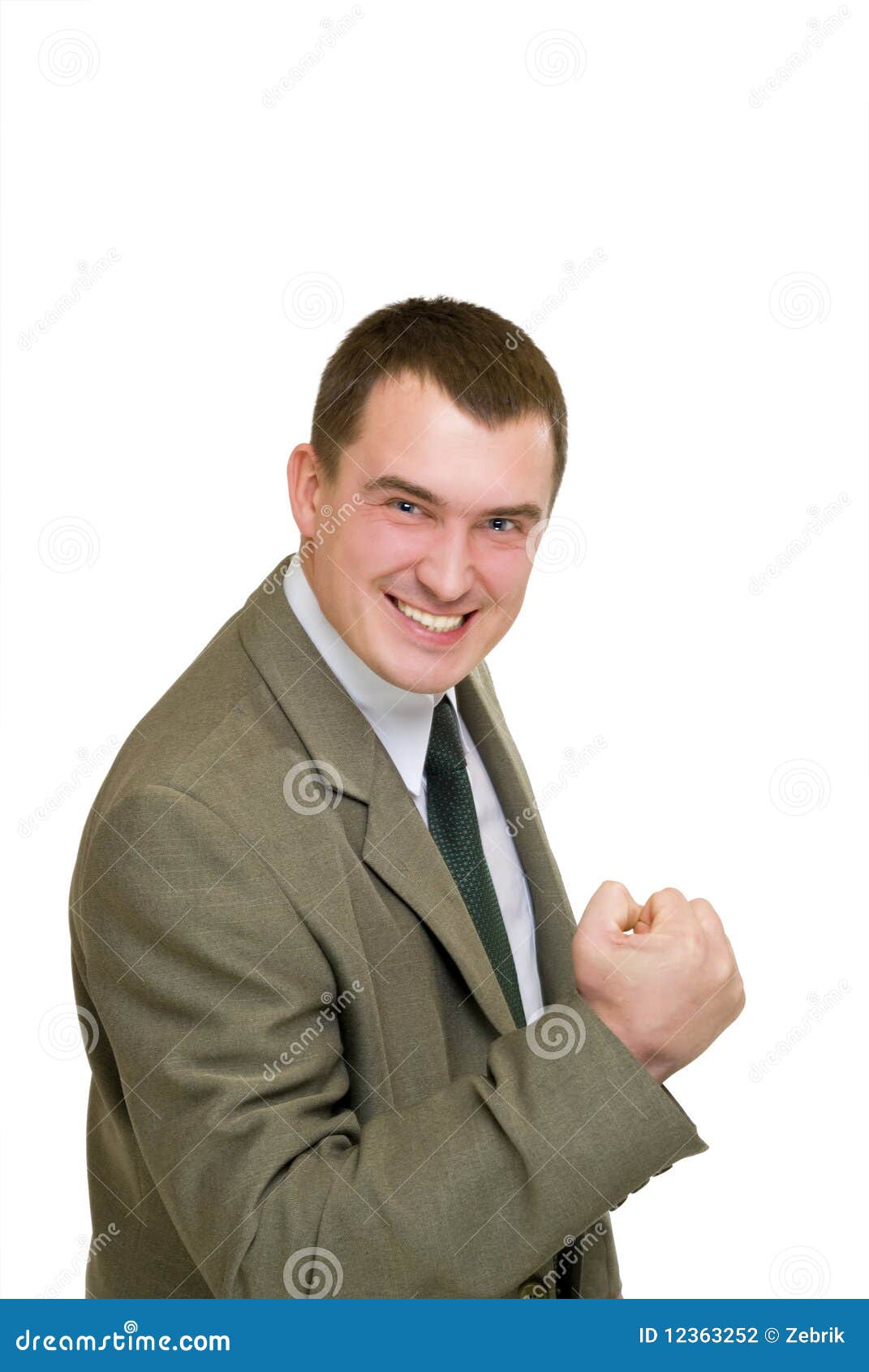 Smile success businessman stock photo. Image of office - 12363252