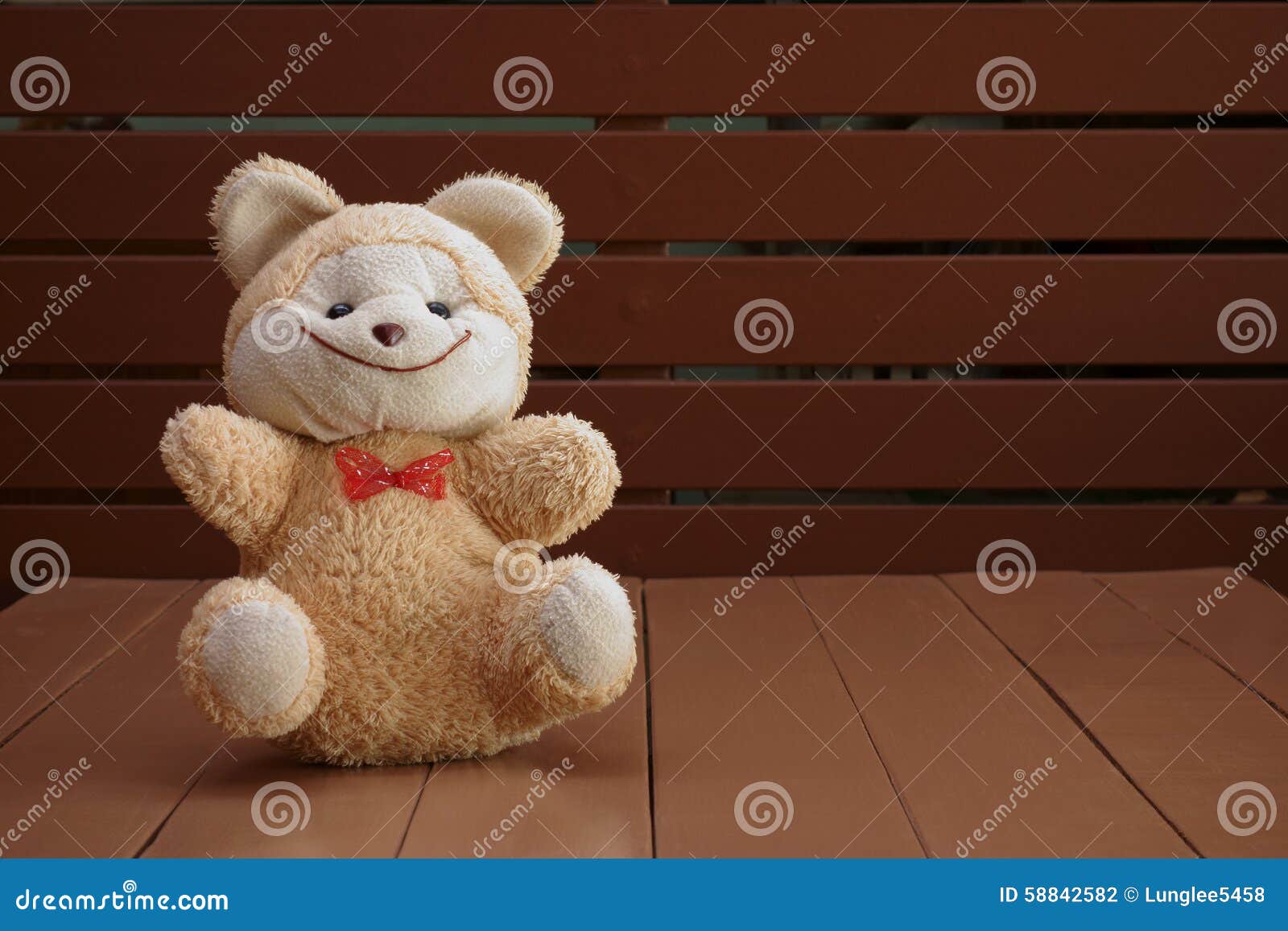 Smile of teddy bear stock photo. Image of cute, doll - 58842582