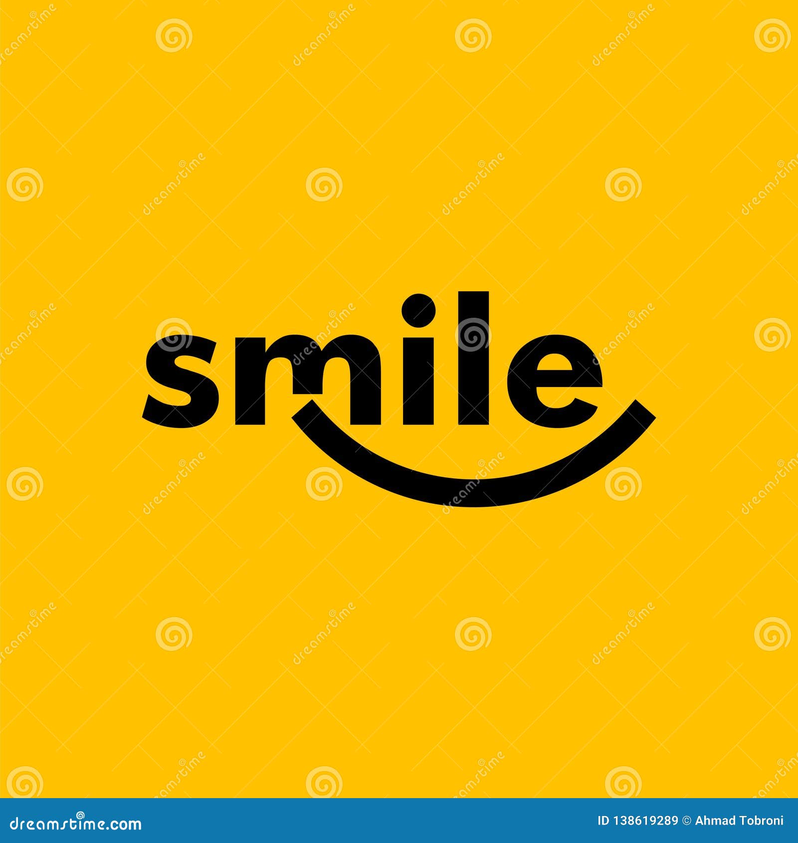 Smile Vector Template Design Illustration Stock Vector - Illustration ...