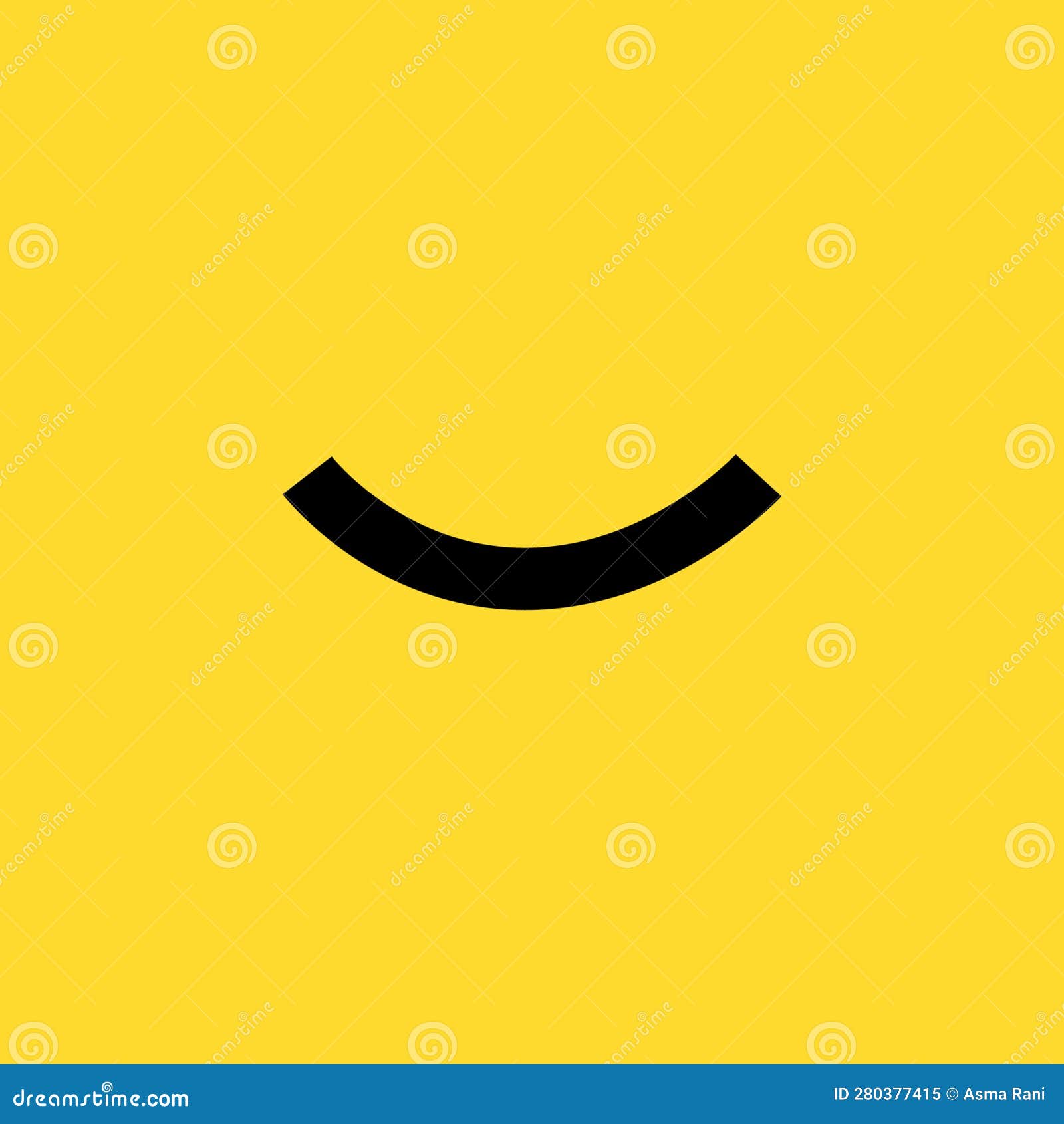 Smile vector illustration stock vector. Illustration of text - 280377415