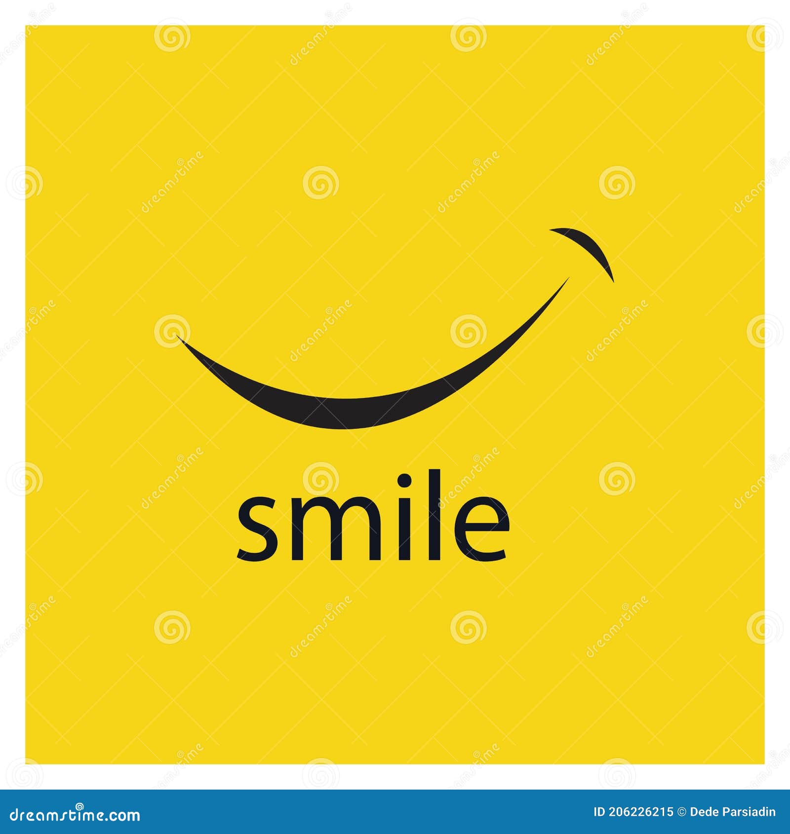 Smile Vector Image Logo and Symbol Stock Illustration - Illustration of ...