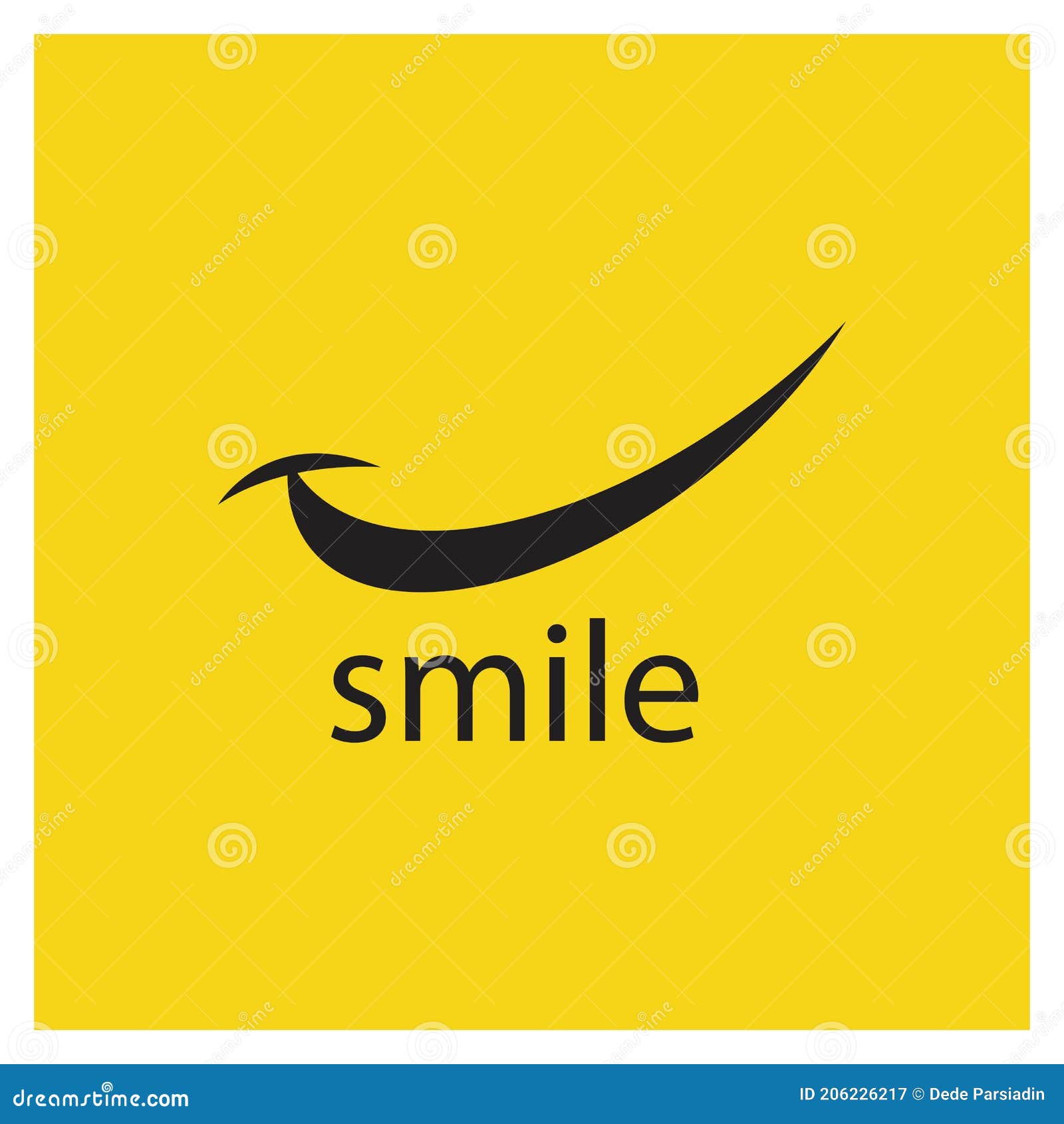 Smile Vector Image Logo and Symbol Stock Illustration - Illustration of ...