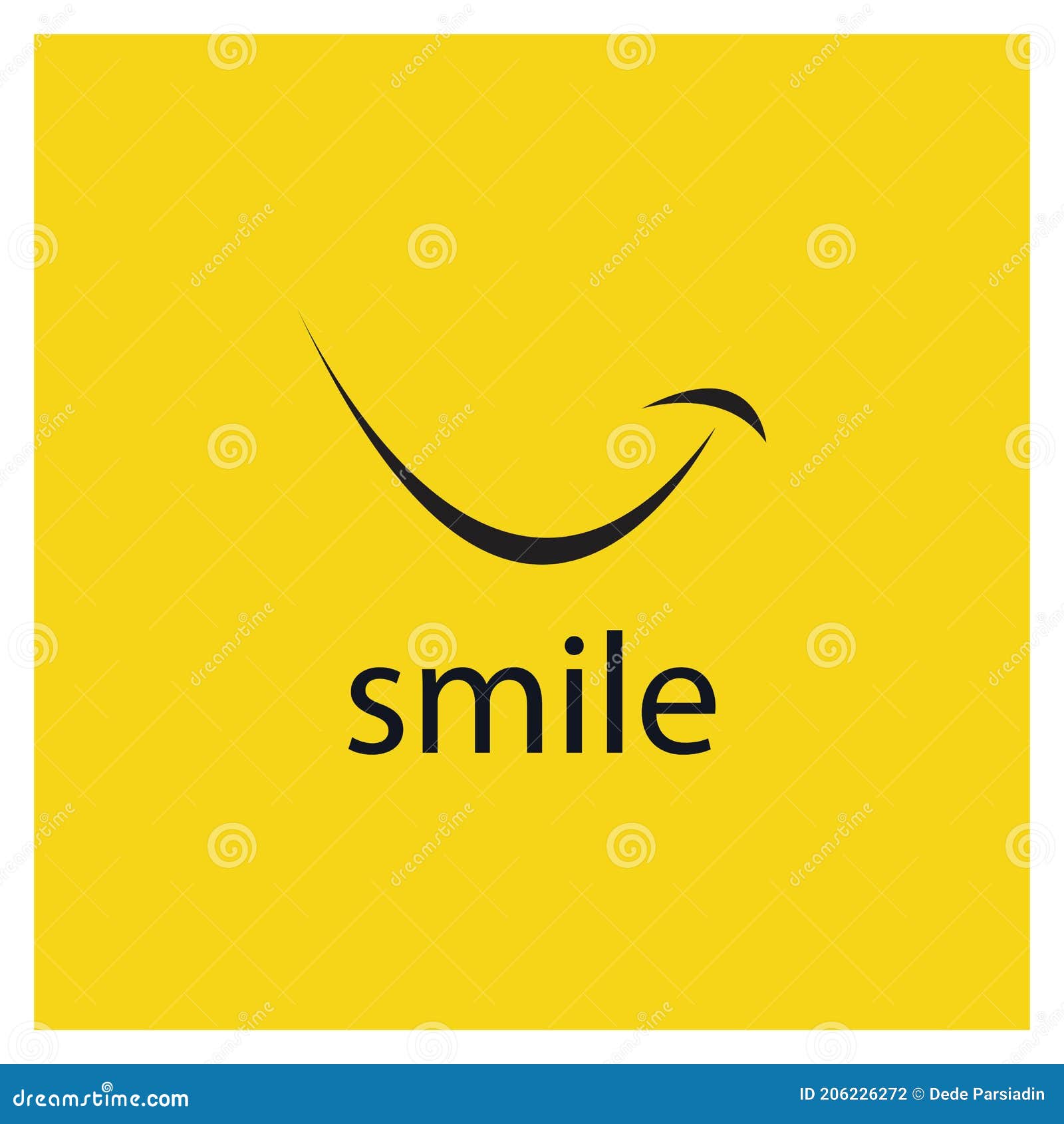 Smile Vector Image Logo and Symbol Stock Illustration - Illustration of ...