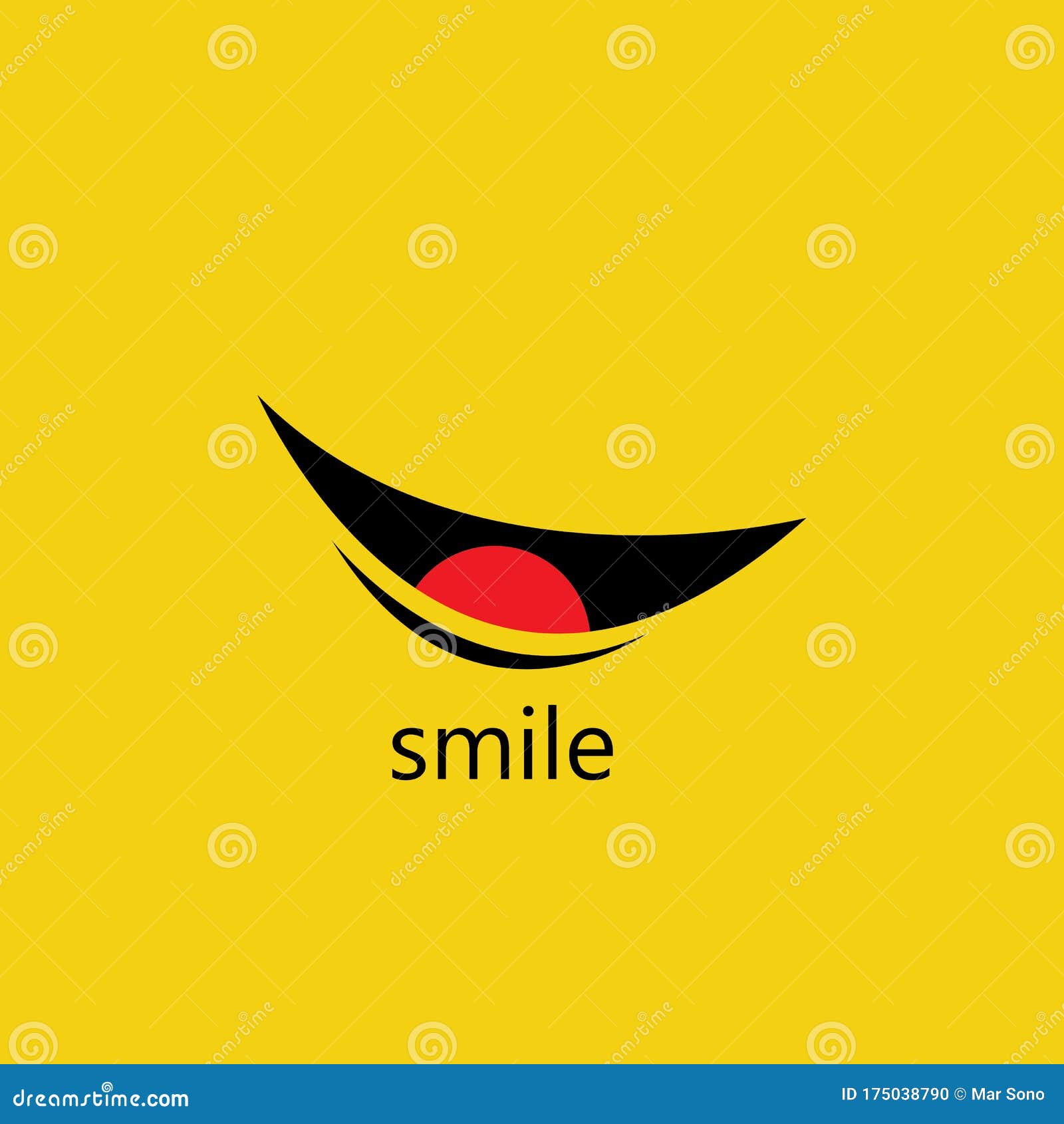 Smile Vector Image Logo Template Stock Vector - Illustration of ...