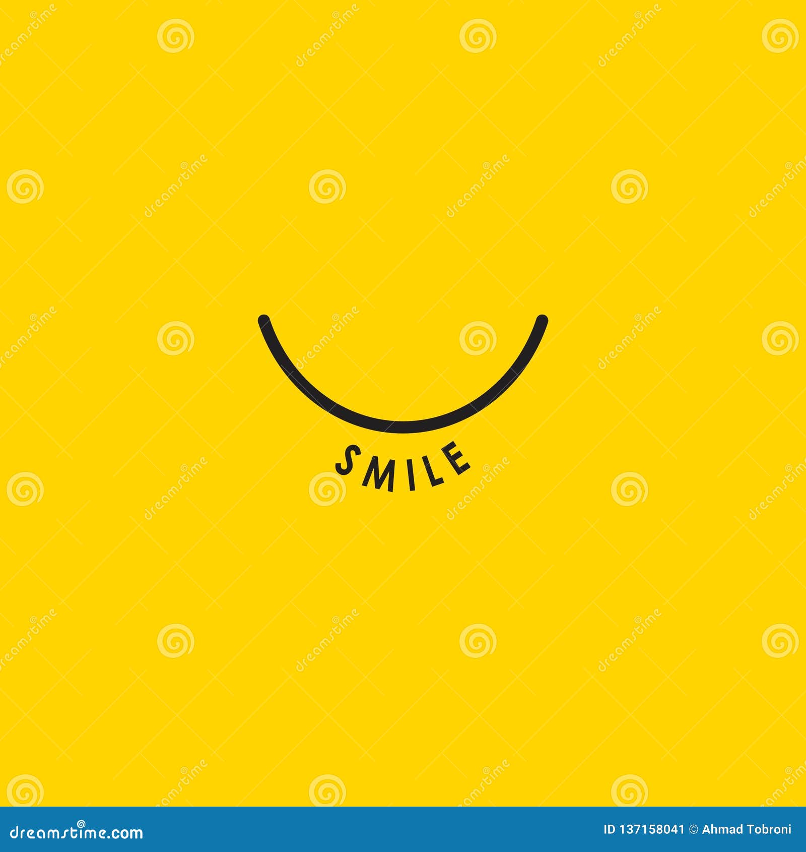 Smile Vector Design Illustration Stock Vector - Illustration of ...