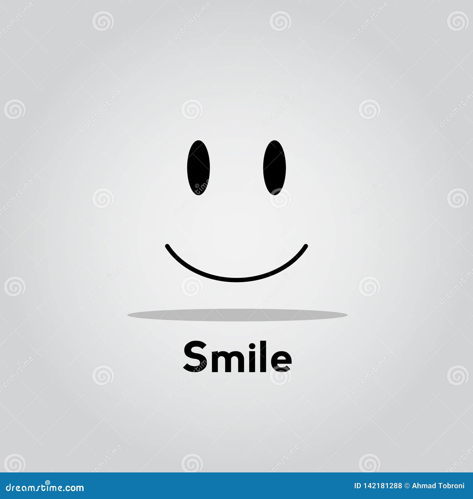 Smile Vector Template Design Illustration Stock Illustration ...