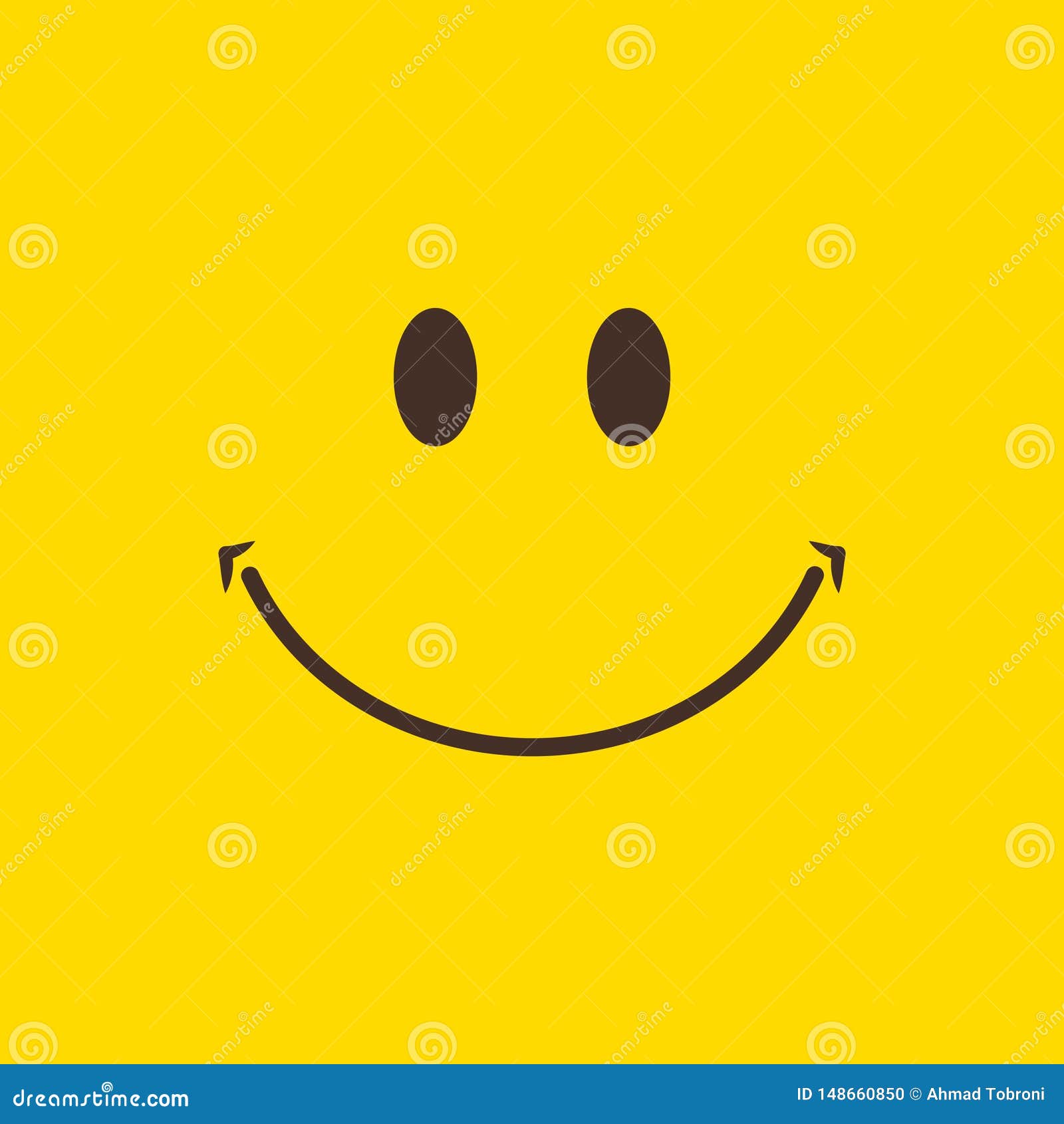 Smile Vector Template Design Illustration Stock Vector - Illustration ...