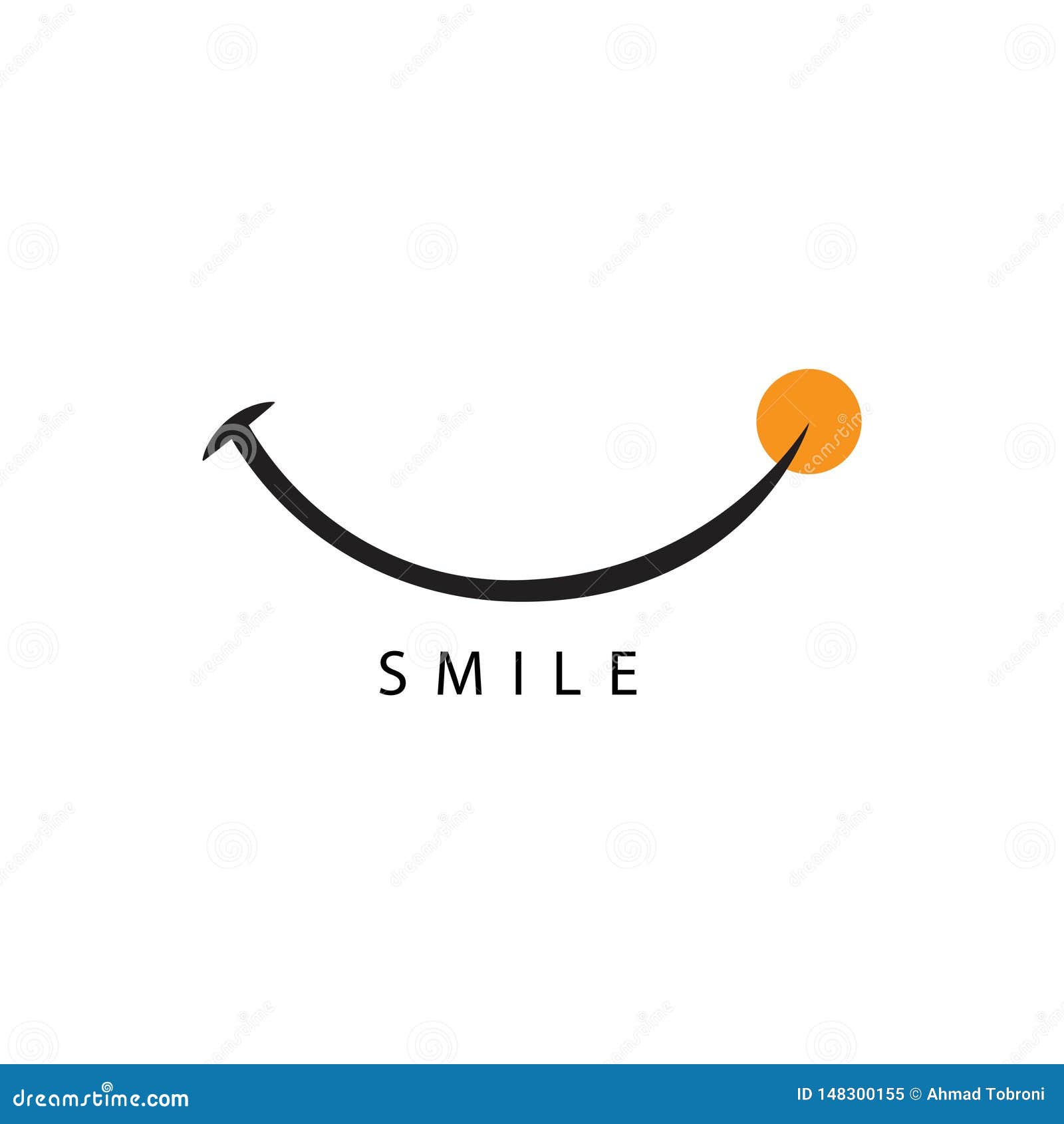 Smile Vector Template Design IllustrationSmile Vector Template Design ...