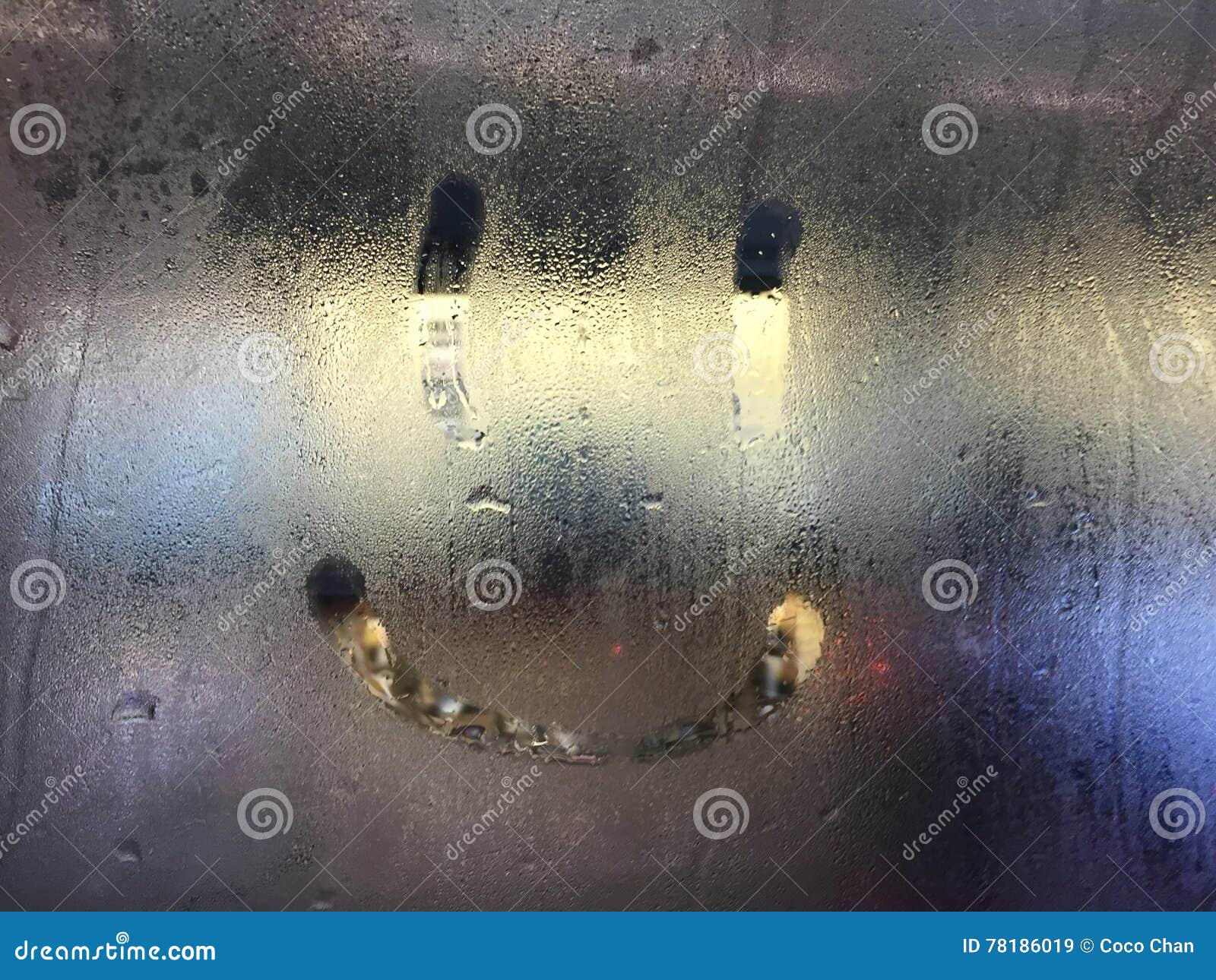 Smile stock image. Image of rain, window, cold, smile - 78186019