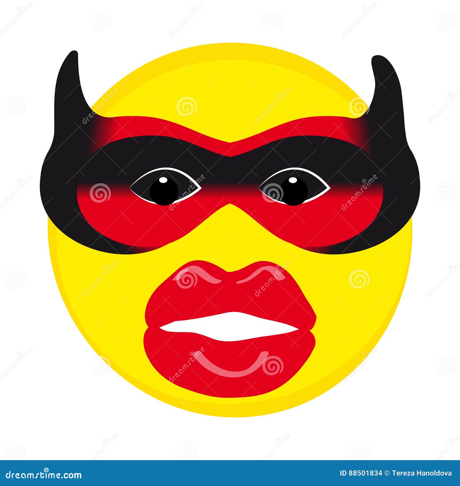 Smile on white background stock vector. Illustration of smiley - 88501834