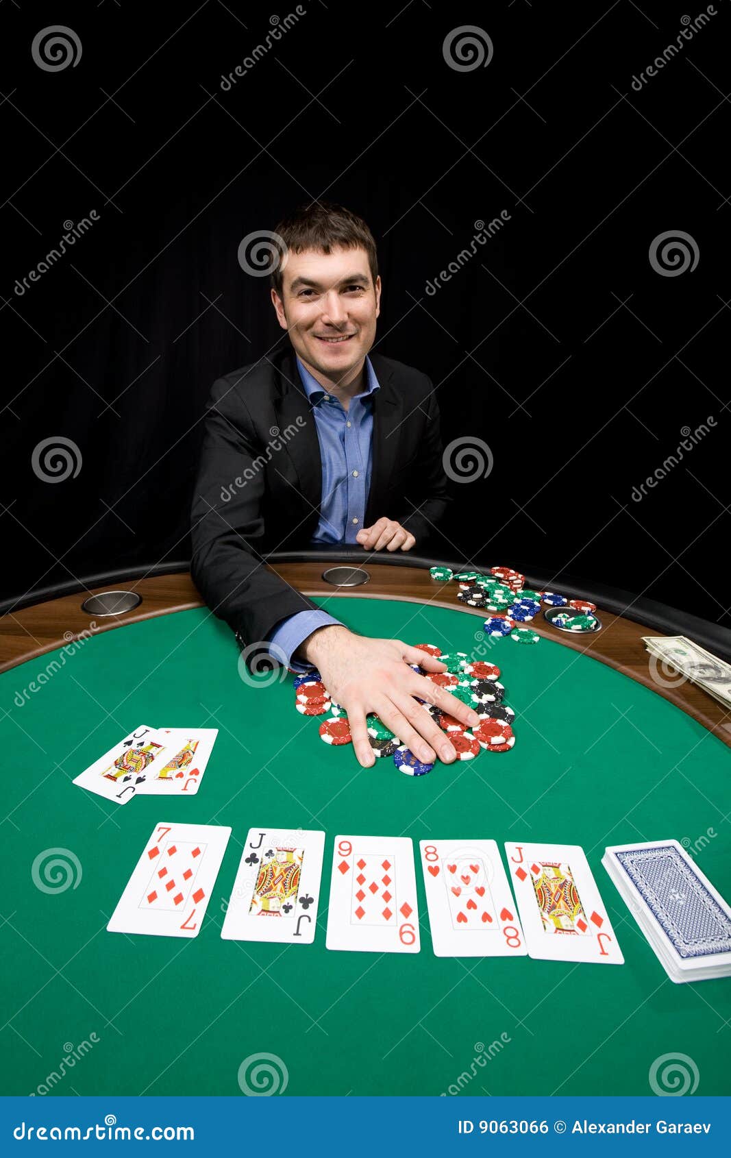 Smile and win :) stock photo. Image of entertainment, betting - 9063066