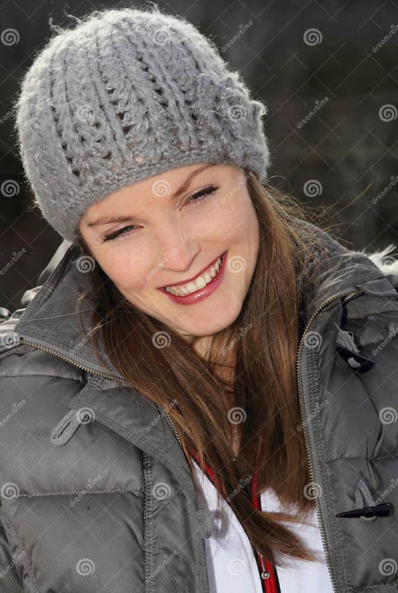 Smile during winter stock photo. Image of winter, mode - 27887316