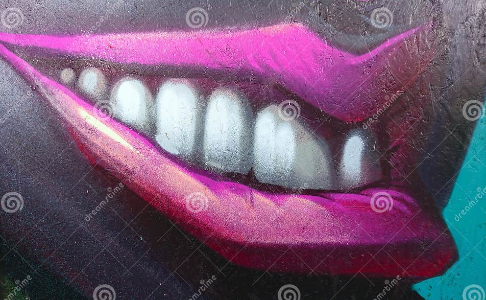 Smiles Teeth Abstract Background Digital Artwork Editorial Photo ...
