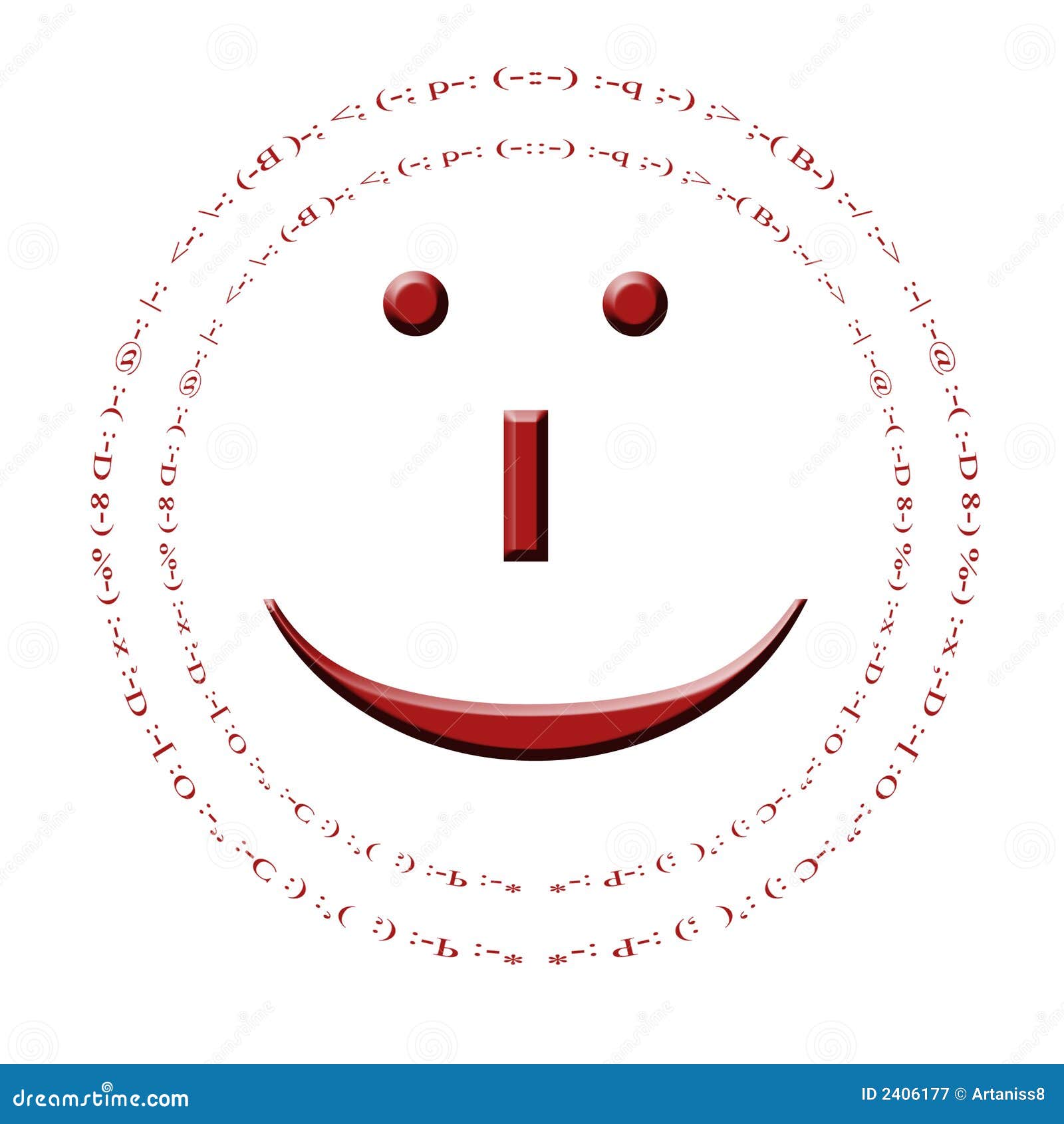 The Smiley stock illustration. Illustration of mouth, smile - 2406177