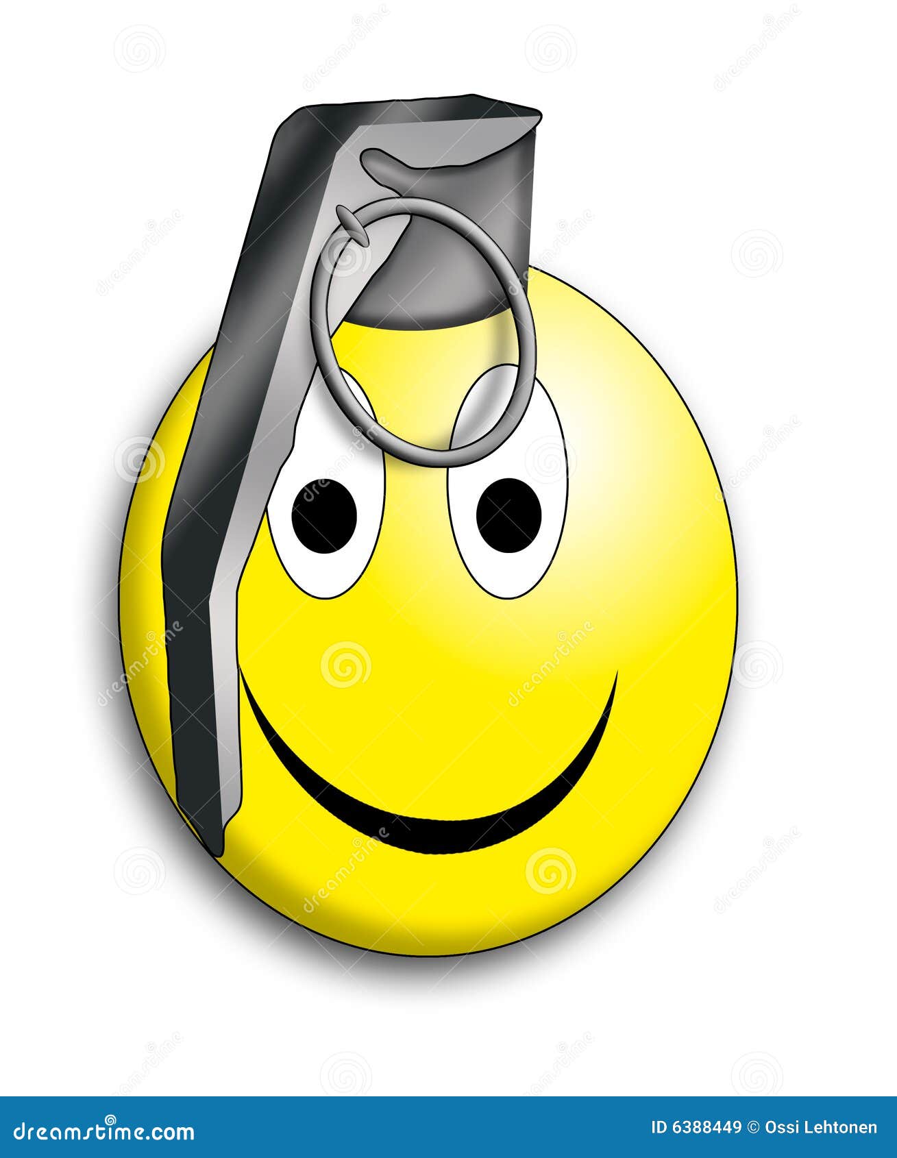 Smiley stock illustration. Illustration of isolated, frag - 6388449