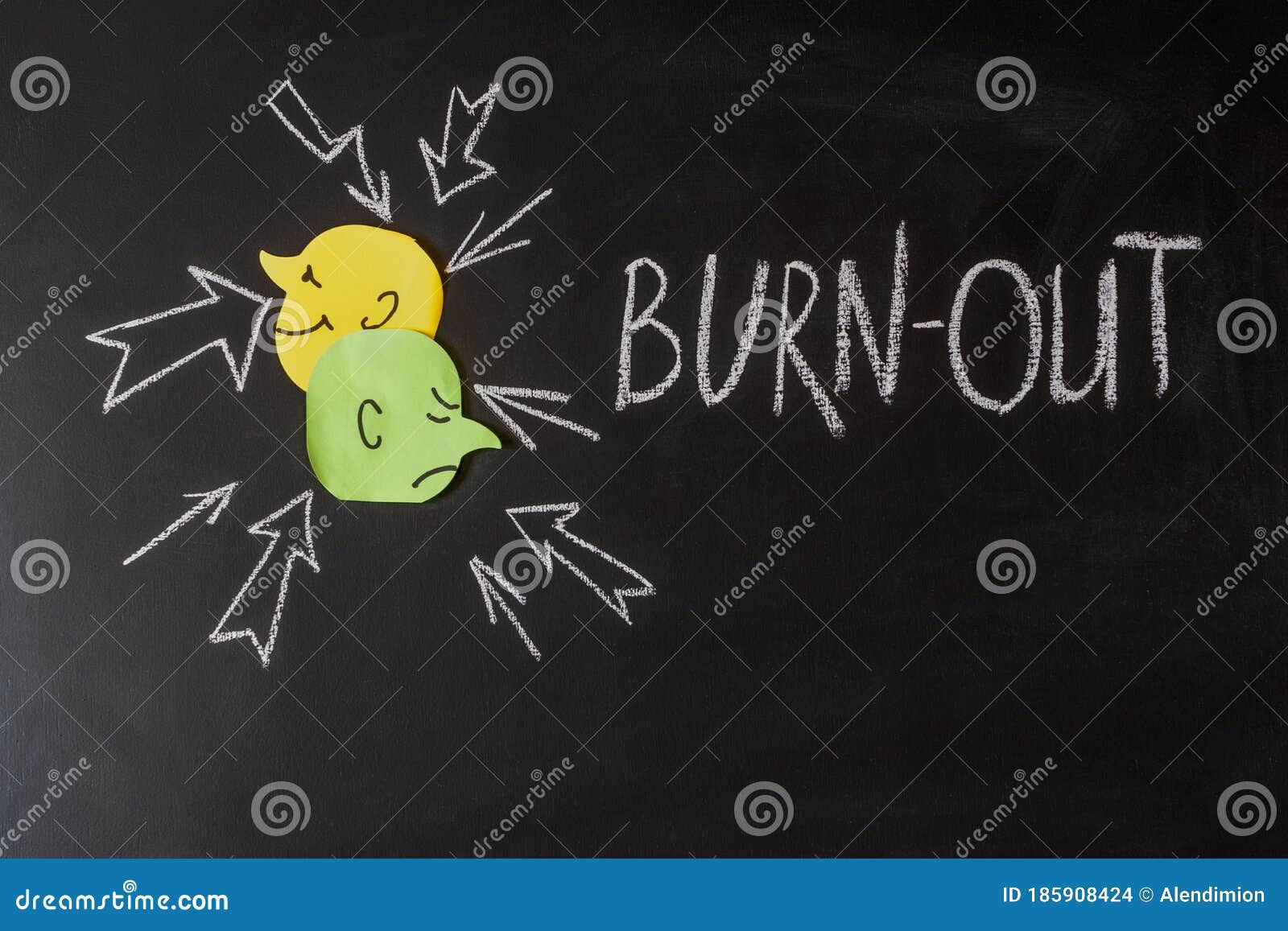 Smiley with Bad Mood Changes To Happy Smiley and Inscription Burn Out ... Smiley with Bad Mood Changes To Happy Smiley and Inscription Burn Out ...