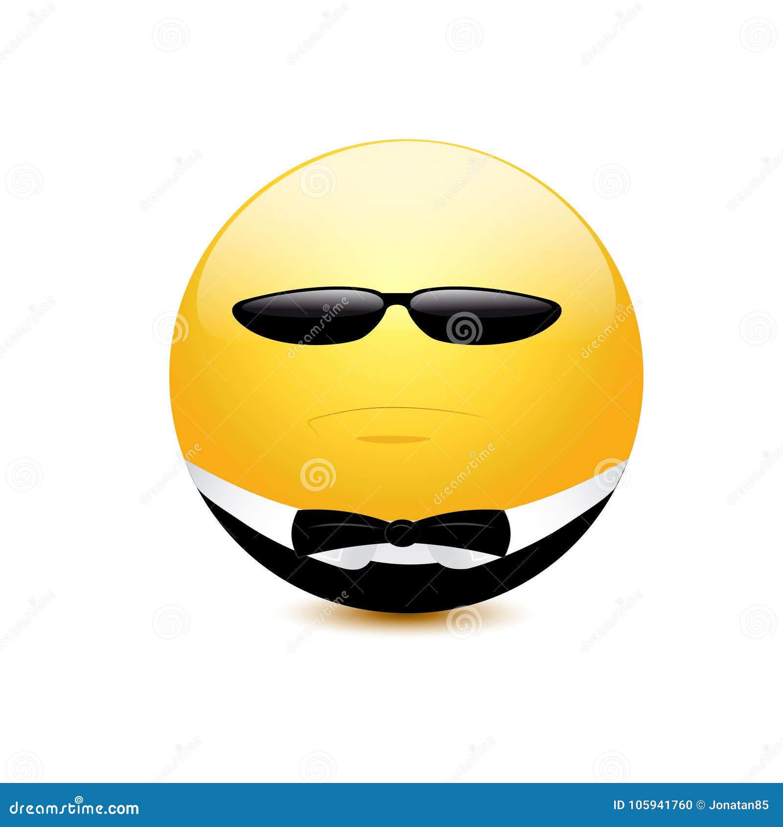 Smiley bodyguard stock vector. Illustration of safeguard - 105941760