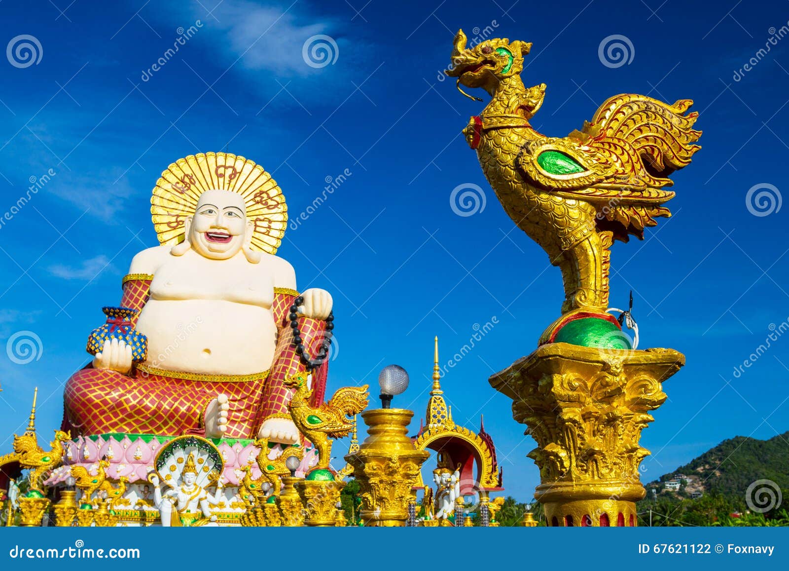 Smiley Buddha foto de archivo. Imagen de antiguo, blanco - 67621122