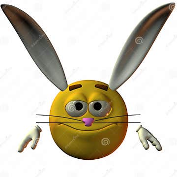 Smiley-Bunny stock illustration. Illustration of feelings - 1713353