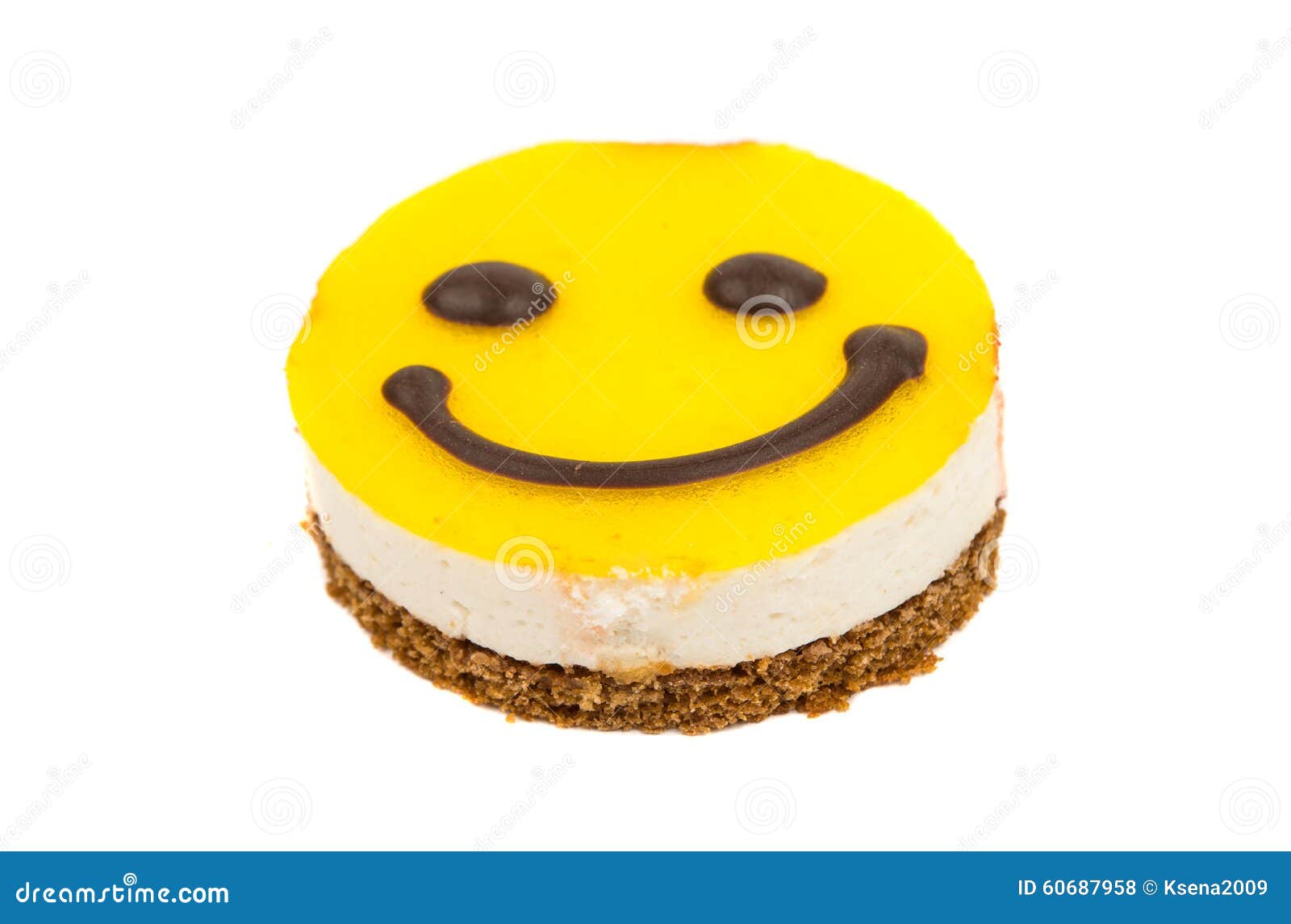 Smiley cake stock photo. Image of face, appetizer, dessert - 60687958
