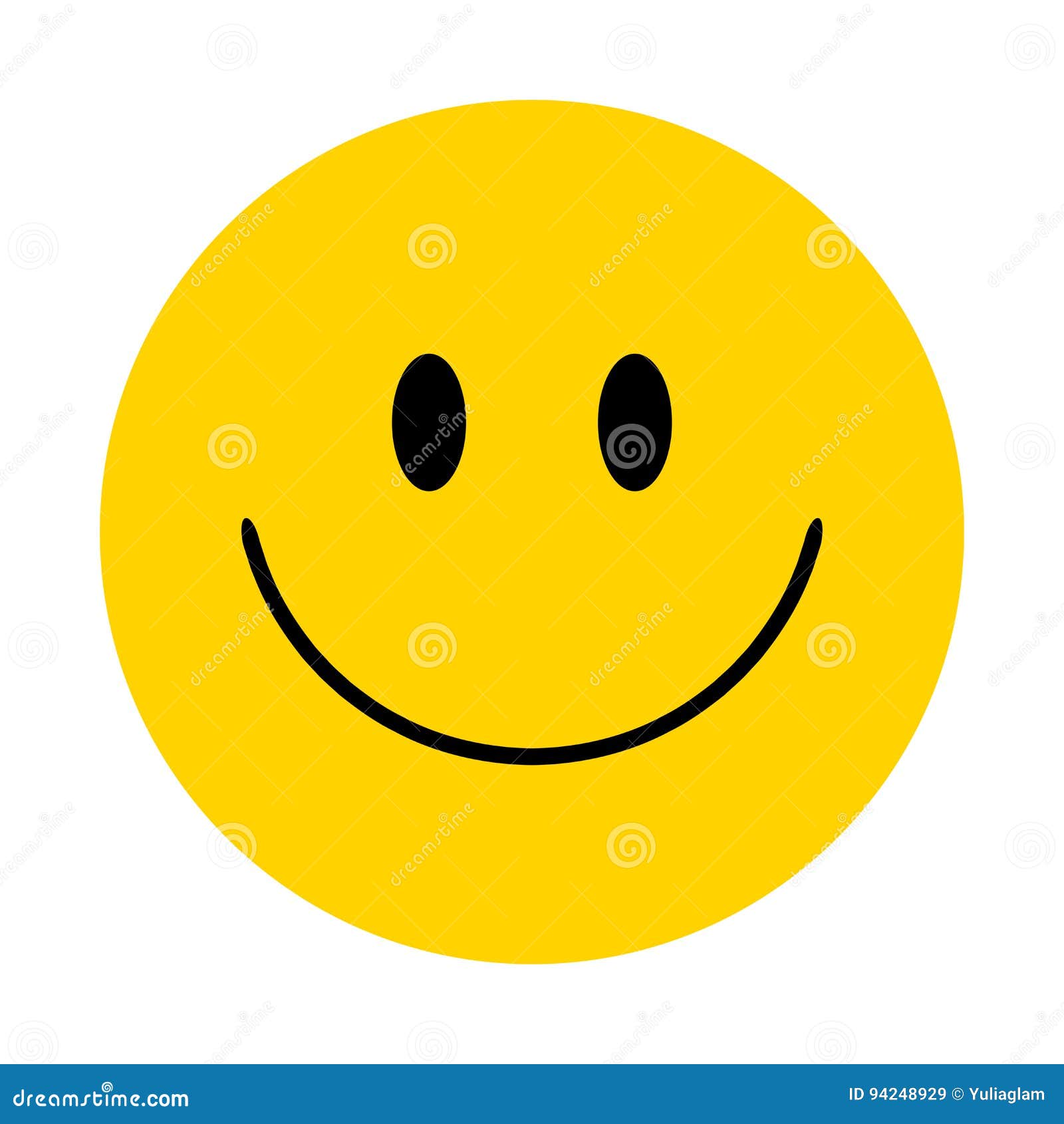 Smiley Cara Feliz Del Vector Stock de ilustración - Ilustración de ...