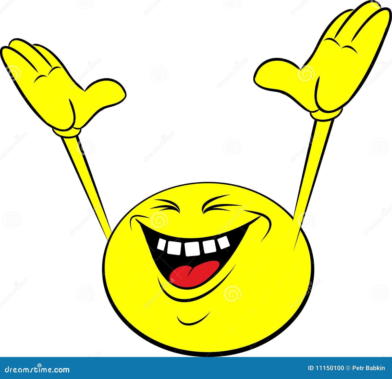 Smiley cartoon stock illustration. Illustration of symbol - 11150100