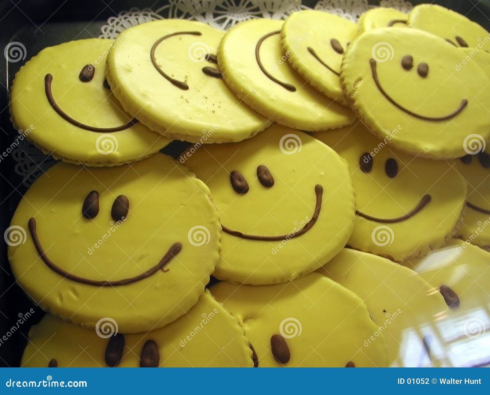 Smiley cookies stock photo. Image of happy, food, smile, yellow - 1052