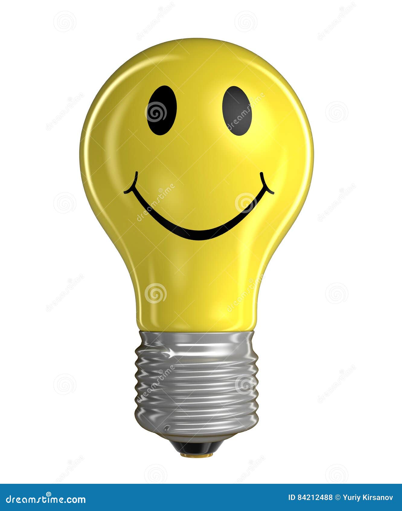 Smiley da ampola ilustração stock. Ilustração de felicidade - 84212488