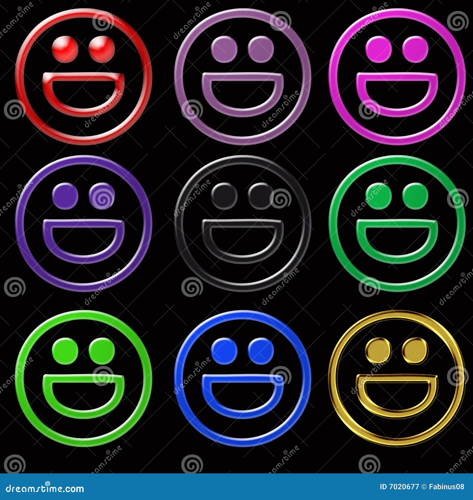 Smiley de joie illustration stock. Illustration du graphismes - 7020677