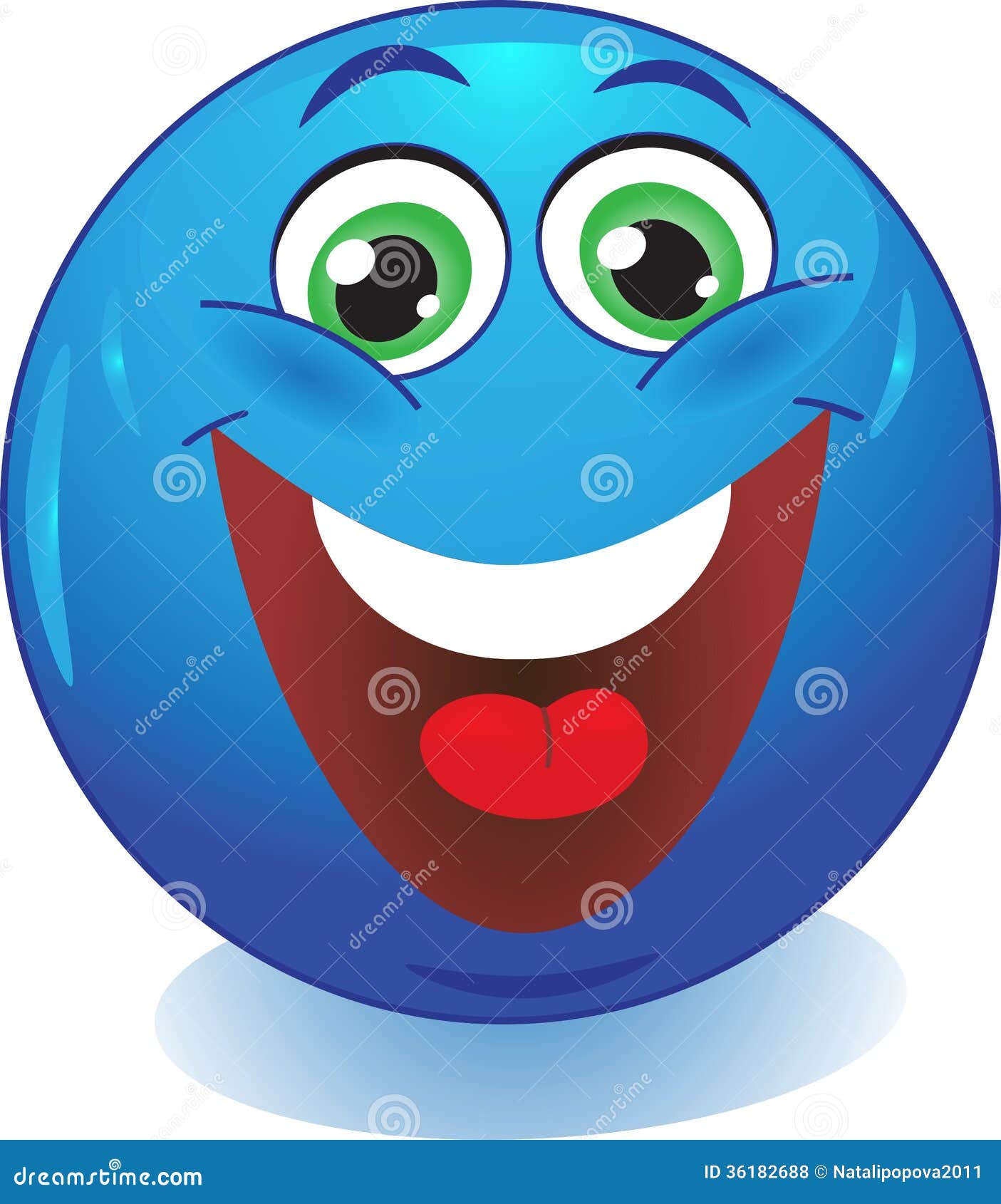 Smiley de riso ilustração stock. Ilustração de humor - 36182688