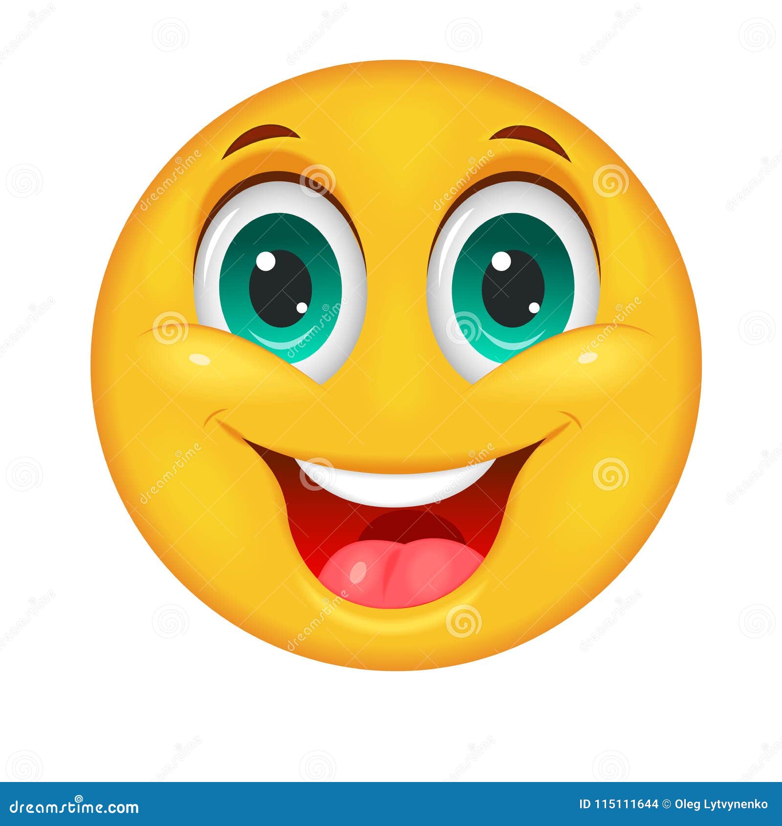 Smiley de sourire illustration de vecteur. Illustration du expression ...