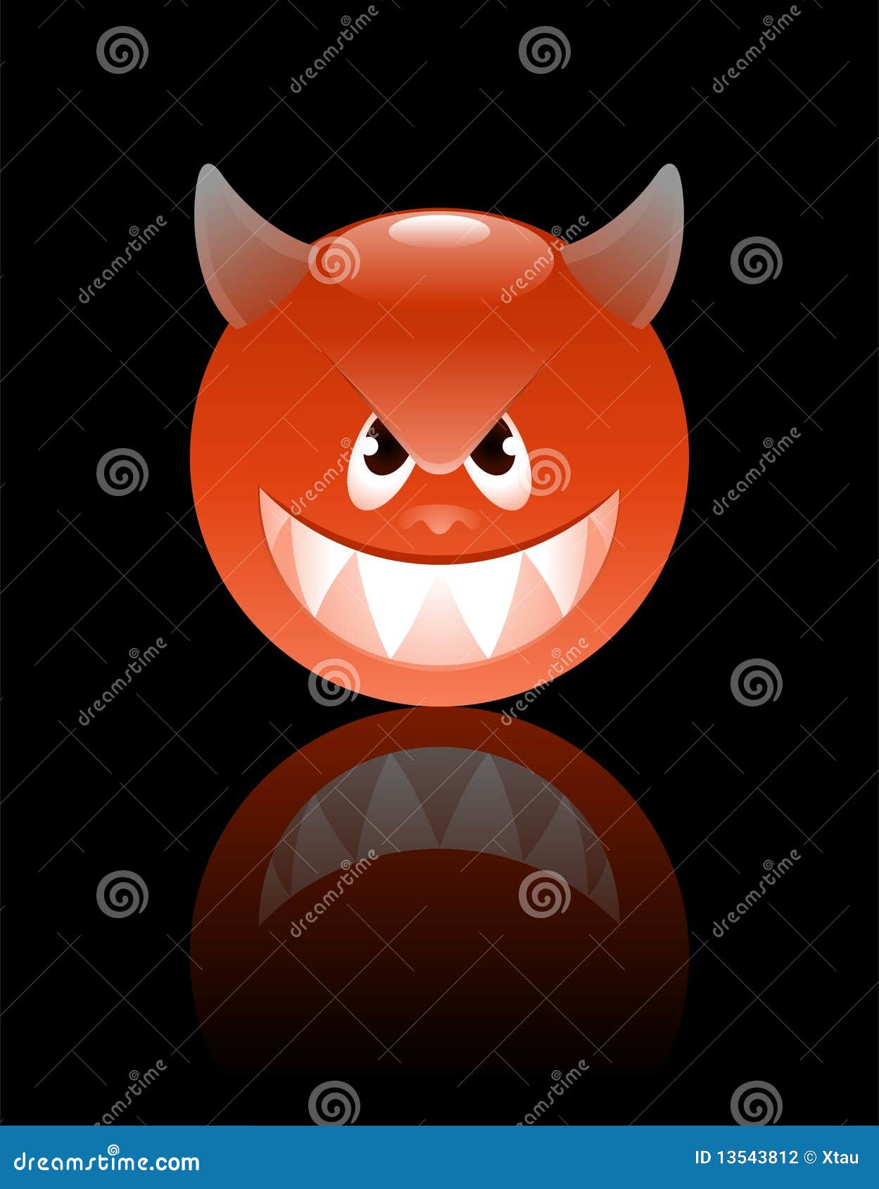 Smiley Devil Royalty-Free Illustration | CartoonDealer.com #23118723