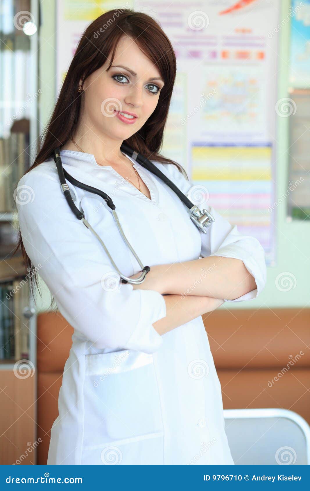 Smiley doctor stock photo. Image of caucasian, coat, laboratory - 9796710