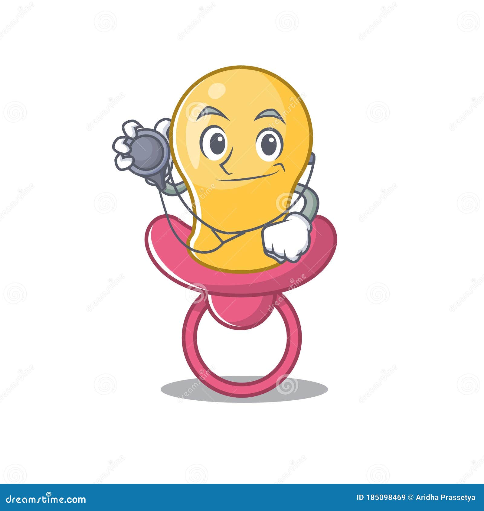 Smiley Doctor Cartoon Character of Baby Pacifier with Tools Stock ... Smiley Doctor Cartoon Character of Baby Pacifier with Tools Stock ...