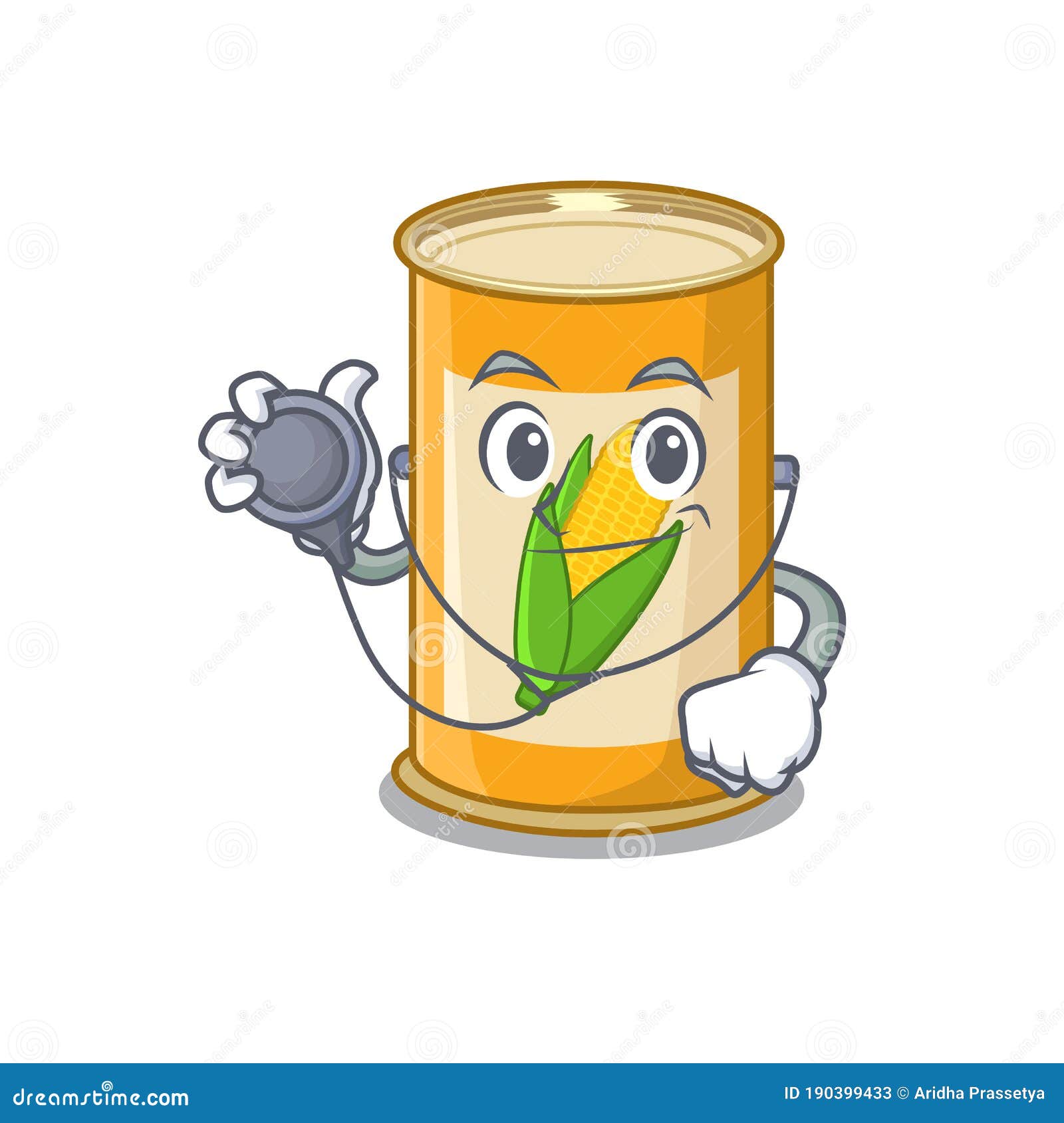 Smiley With Pop Corn And 3d Goggles Vector Illustration | CartoonDealer ...