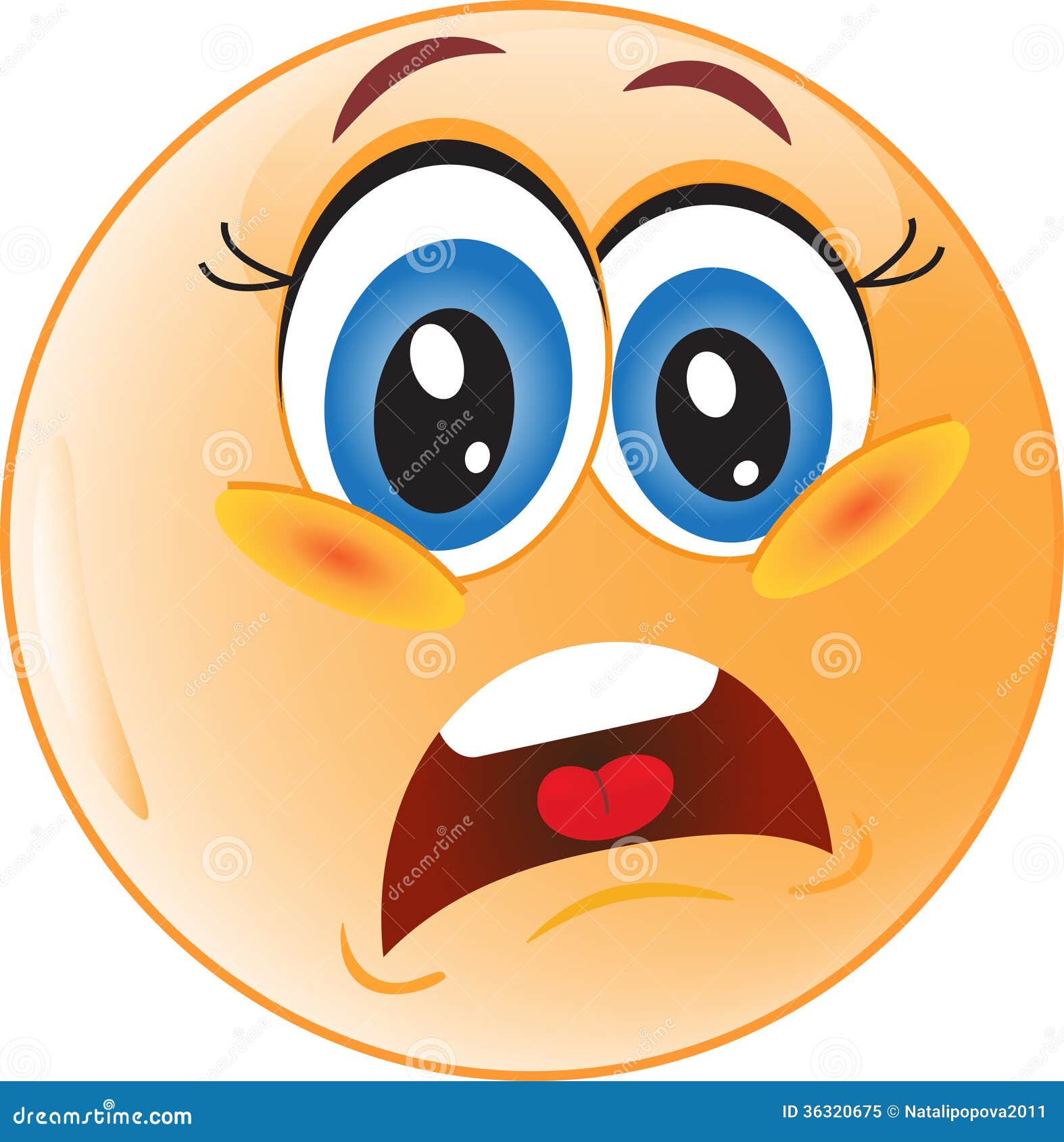 Smiley Effrayé Les Émotions Emojis Bingo Emotions Vocabulary In