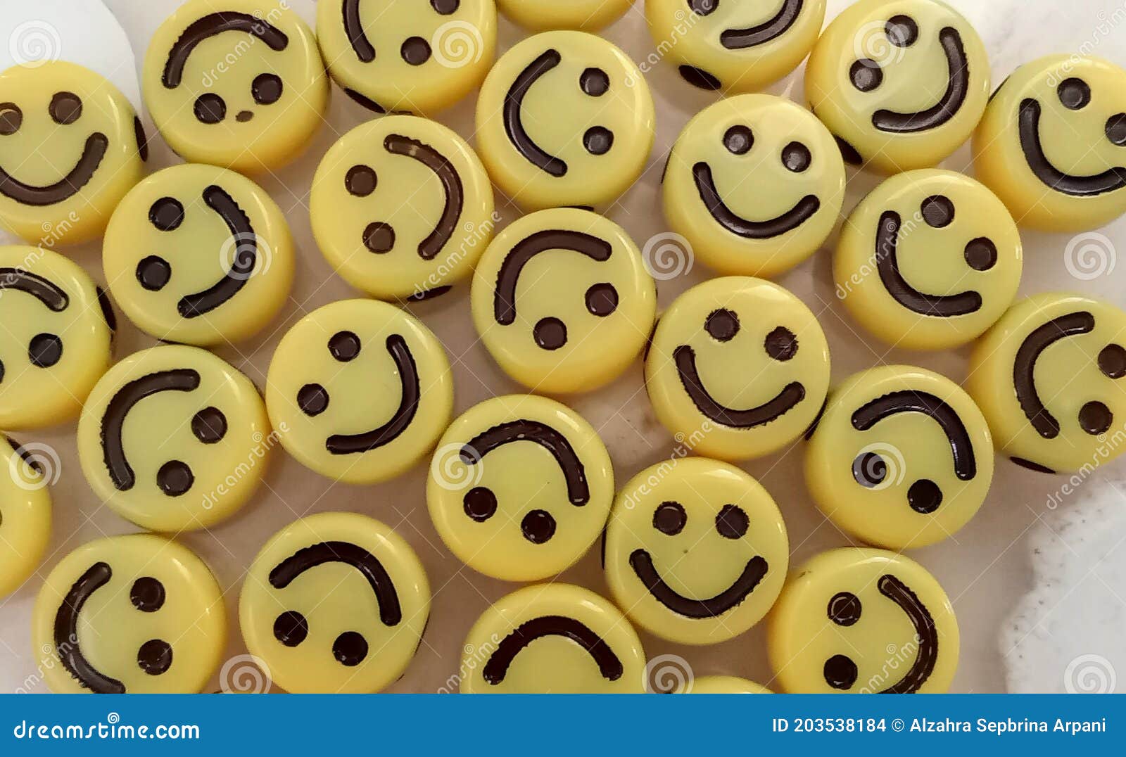 Smiley Emoji Pattern Craft Beads Stock Photo - Image of beads, emoji ...